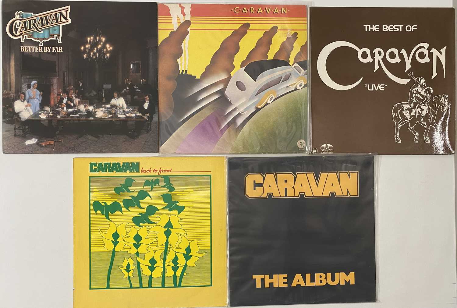 Lot 988 - CARAVAN - LP COLLECTION