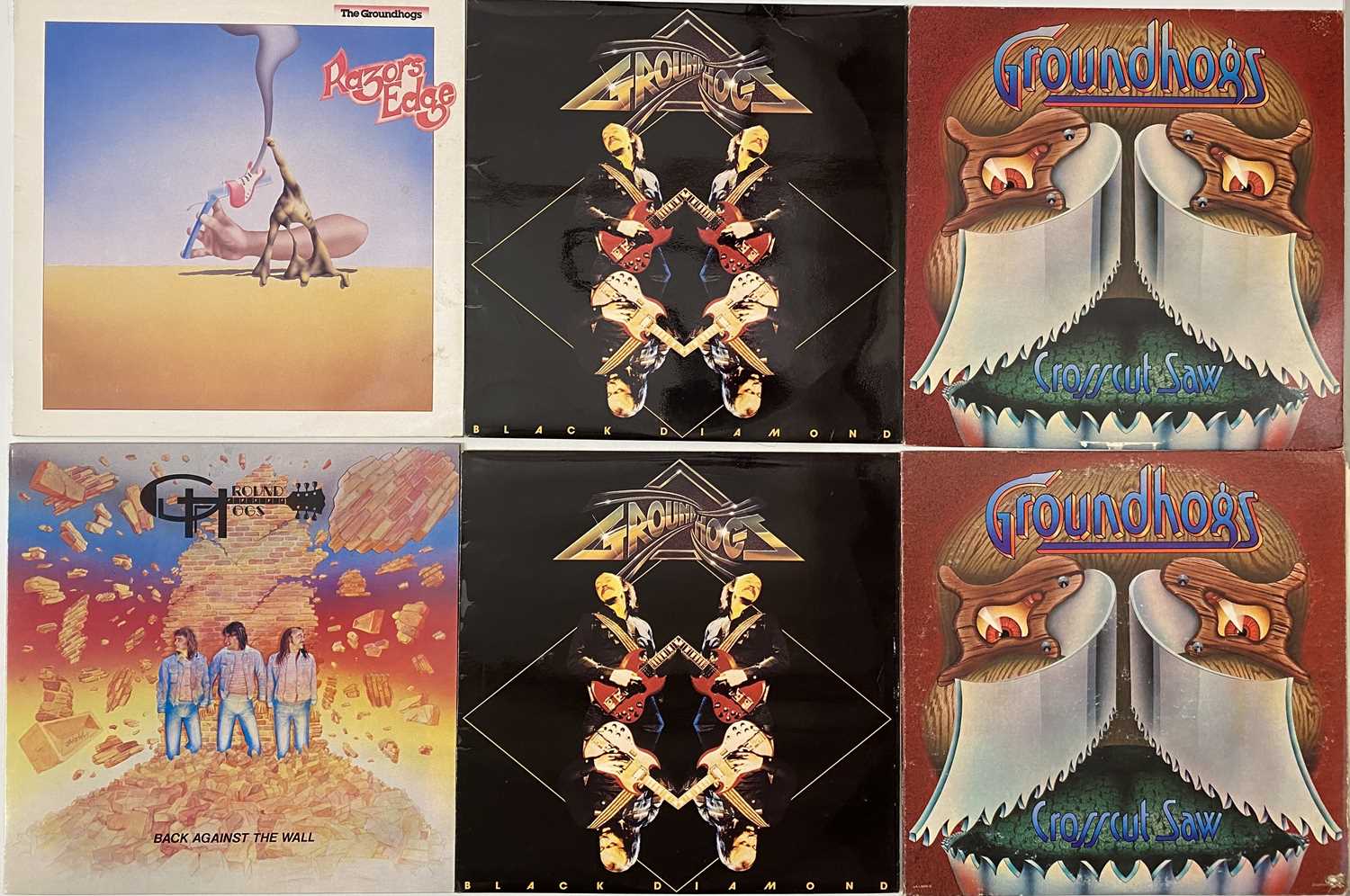 Lot 997 - GROUNDHOGS - LP COLLECTION