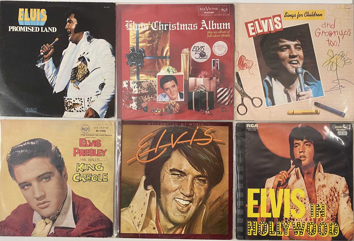 Lot 958 - ELVIS - LP COLLECTION
