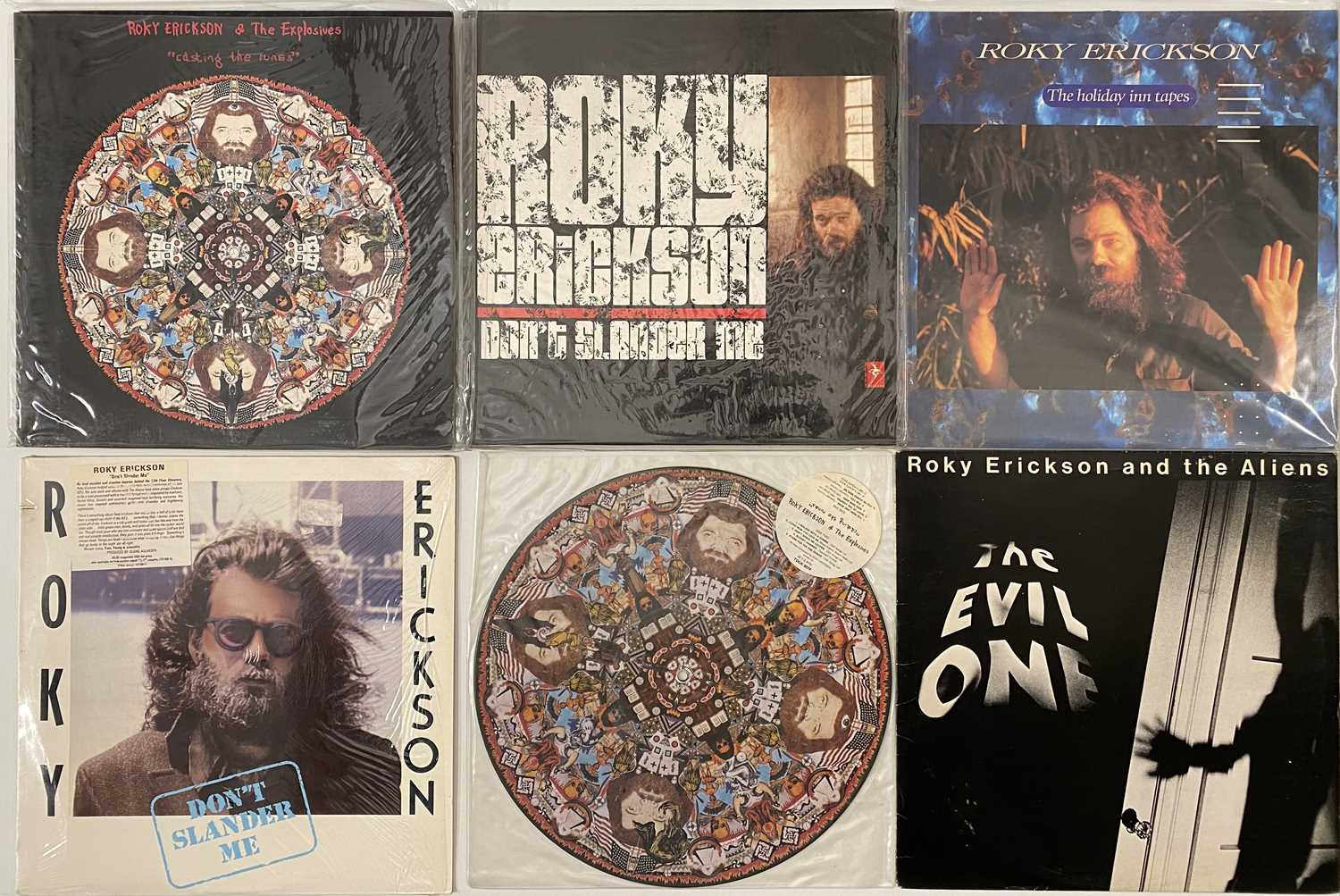Lot 1003 - ROKY ERICKSON - LPs