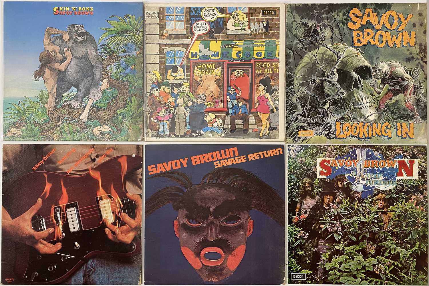 Lot 1005 - SAVOY BROWN - LPs
