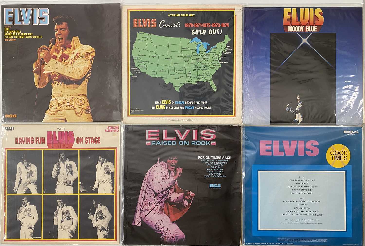 Lot 965 - ELVIS - LP COLLECTION