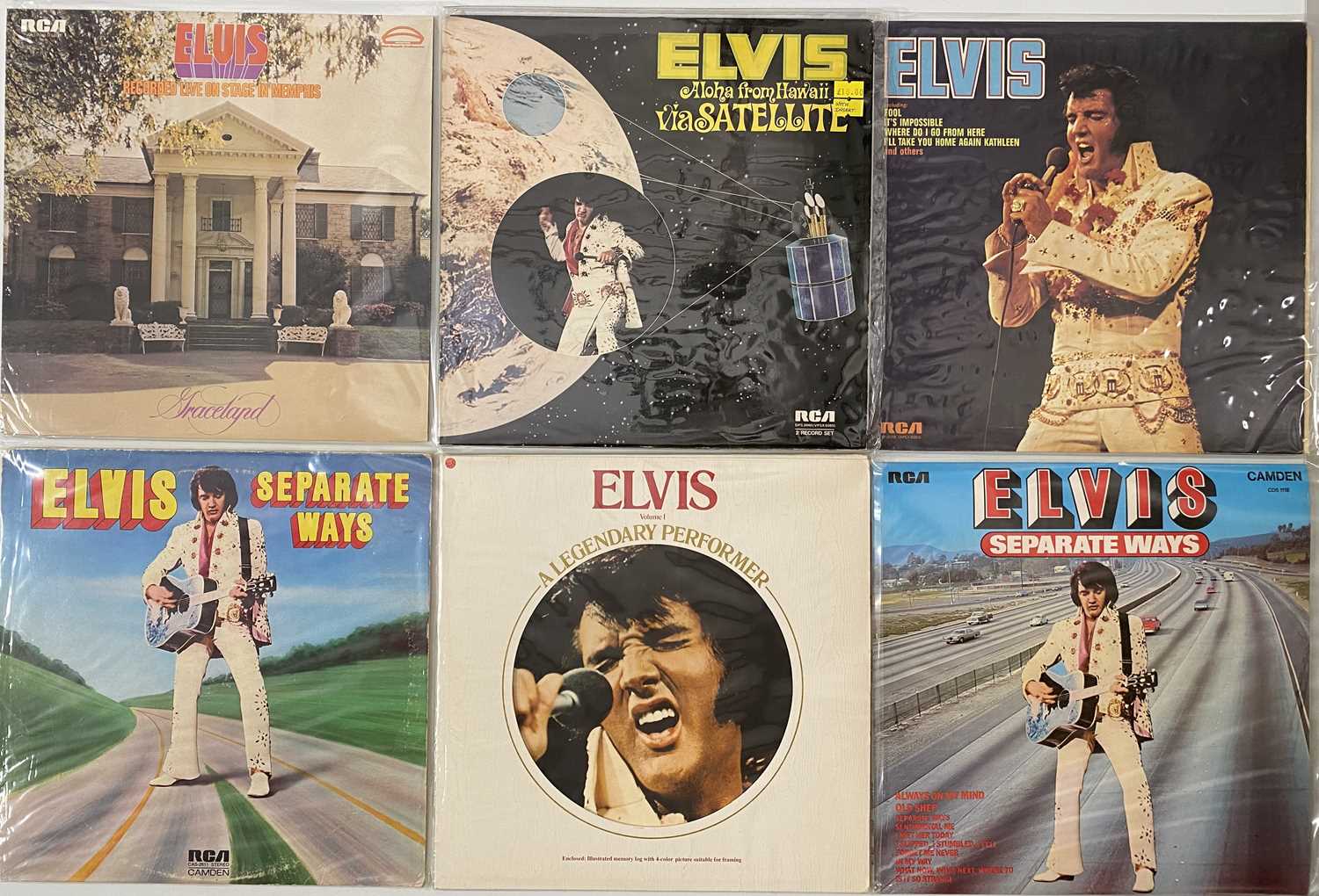 Lot 965 - ELVIS - LP COLLECTION