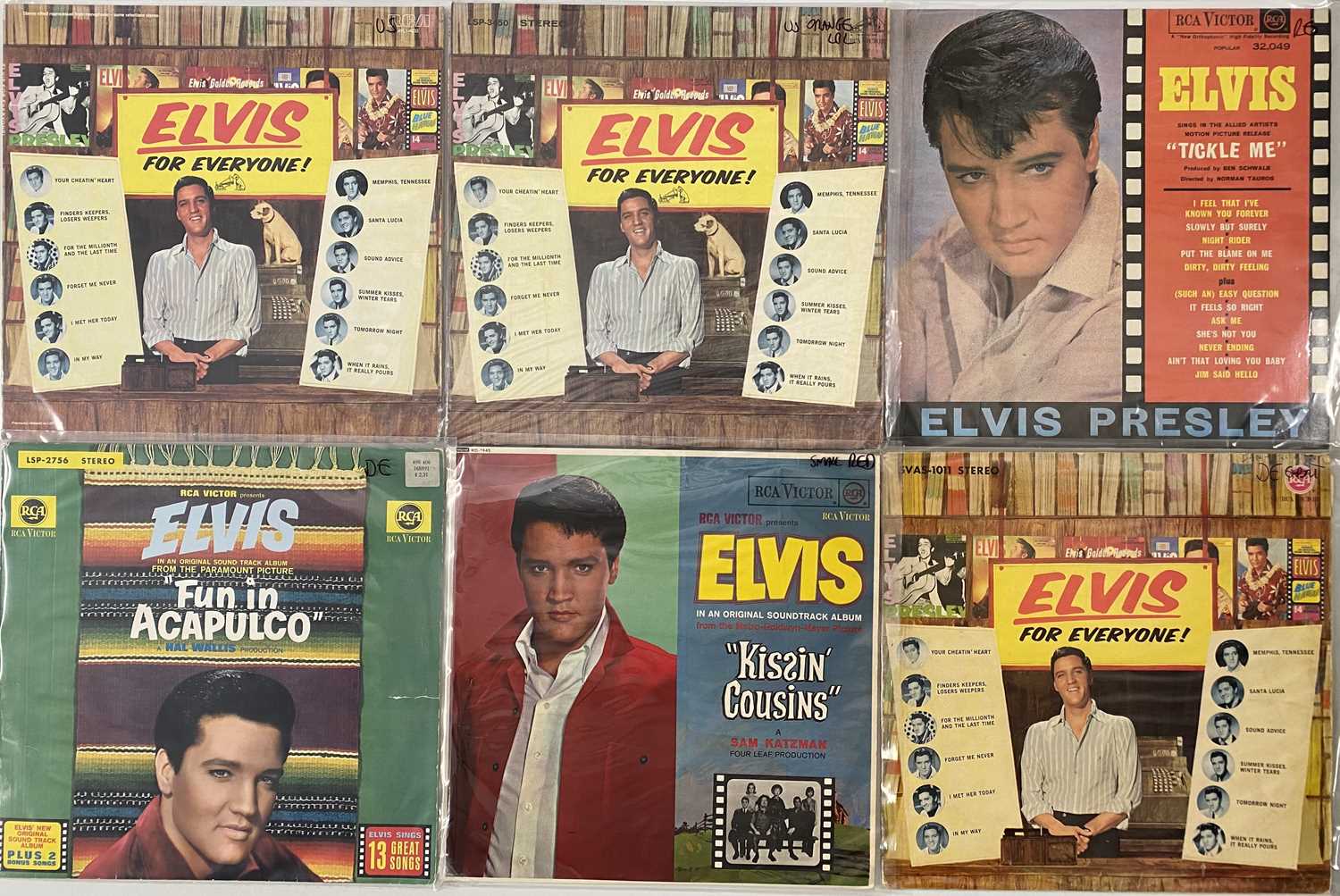 Lot 966 Elvis Lp Collection