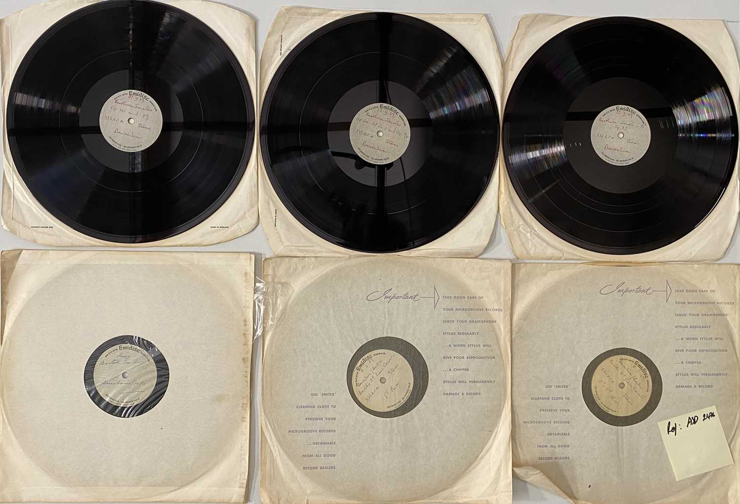 Lot 1029 - JACQUELINE DU PRE / BARENBOIM - ACETATES