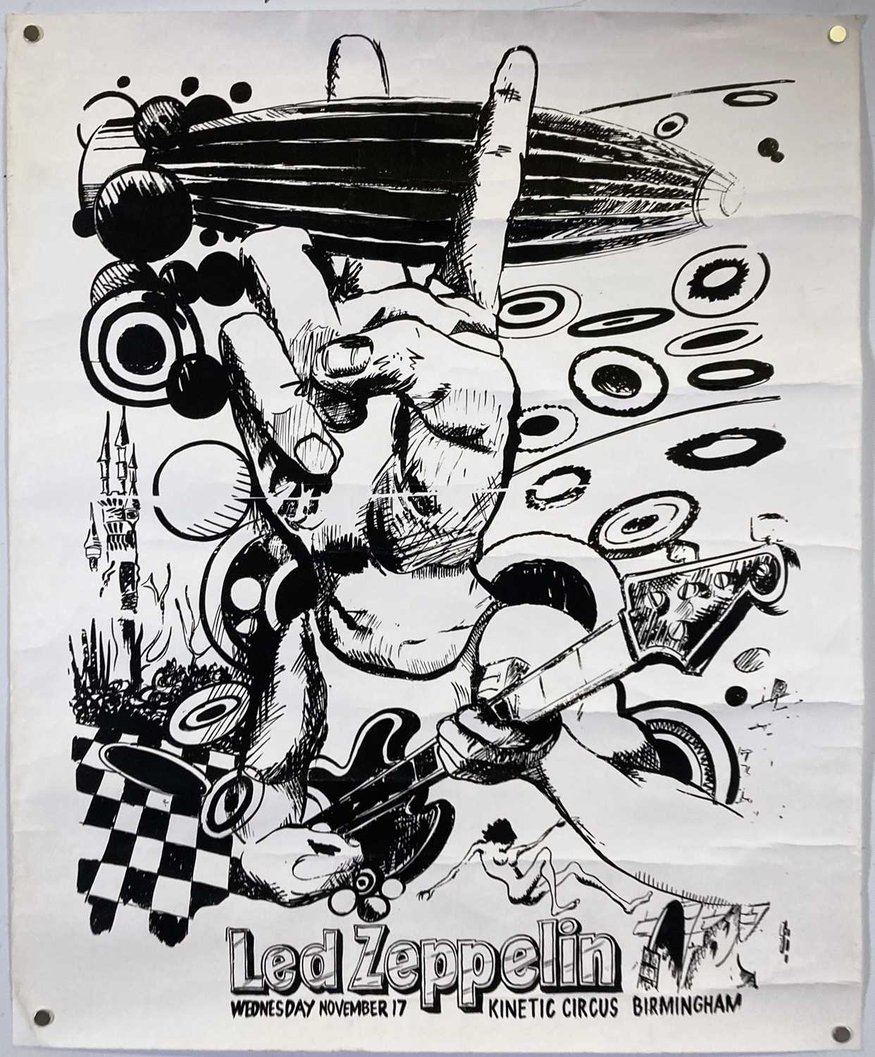 Lot 350 - LED ZEPPELIN - A 1971 KINETIC CIRCUS CONCERT