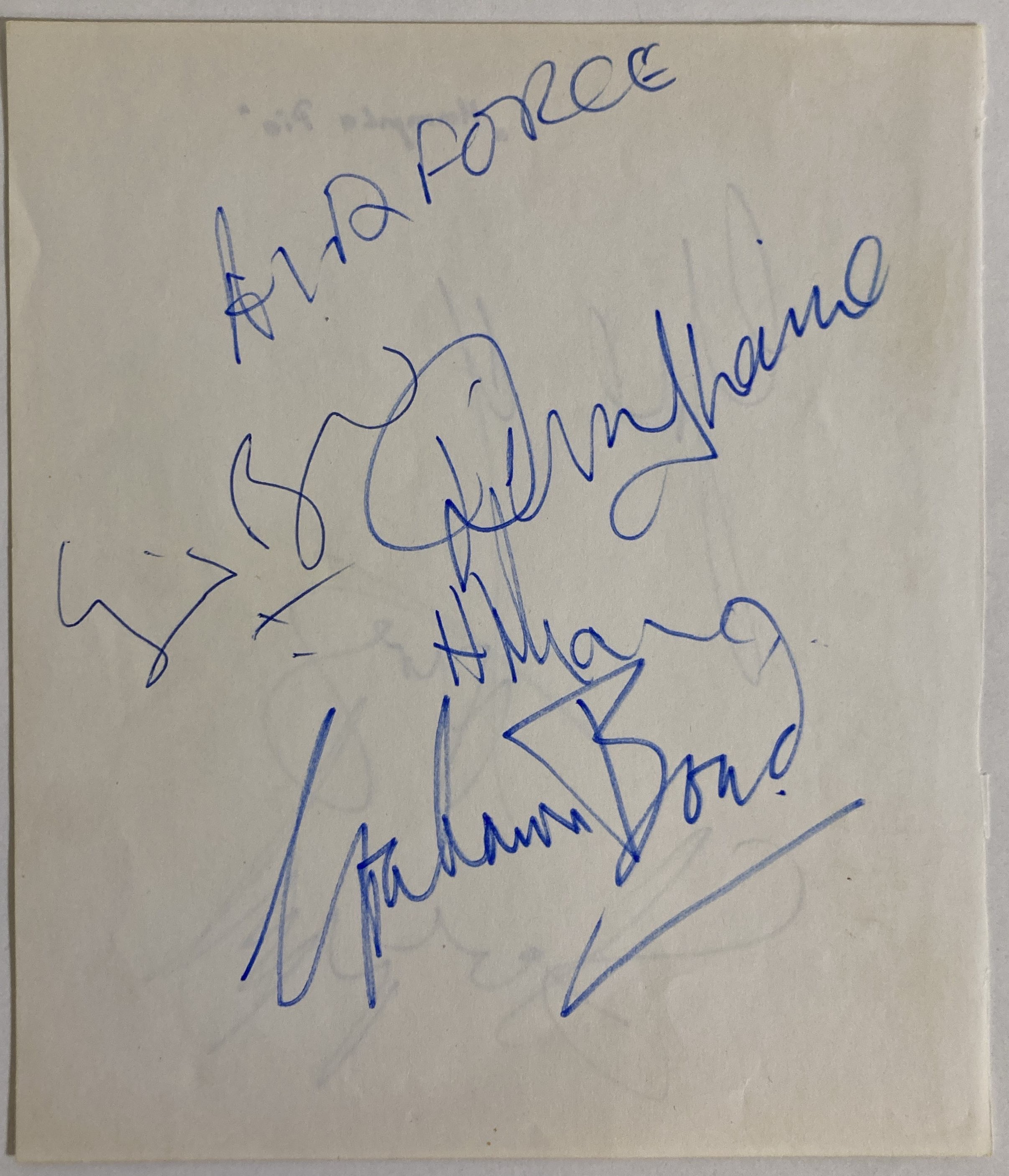 Lot 306 - HUMBLE PIE / GINGER BAKER'S AIRFORCE SIGNED