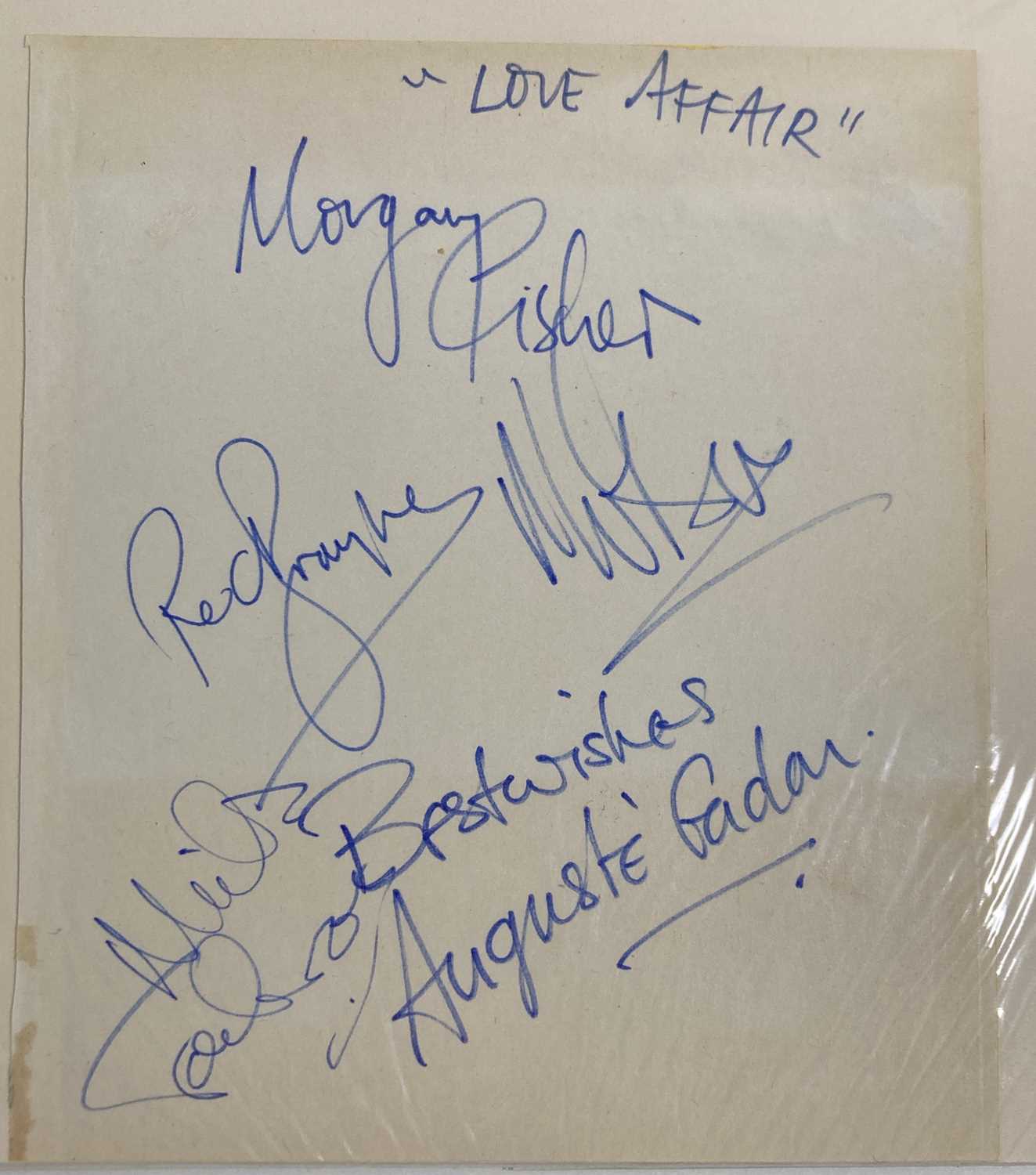 Lot 315 - 1960S STARS AUTOGRAPHS - DONOVAN / THE