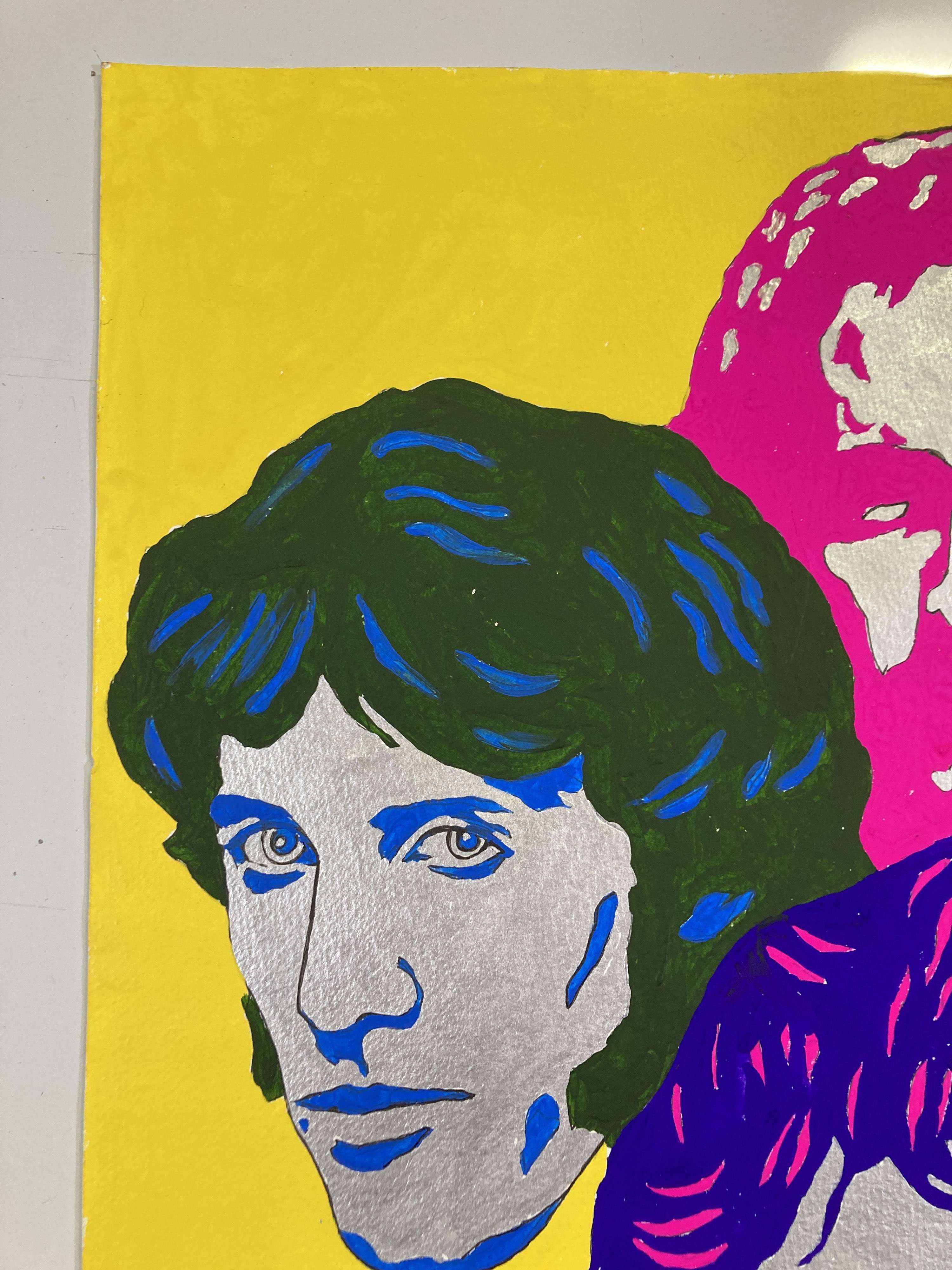 Lot 245 - THE DOORS - HAND PAINTED POSTER ART.