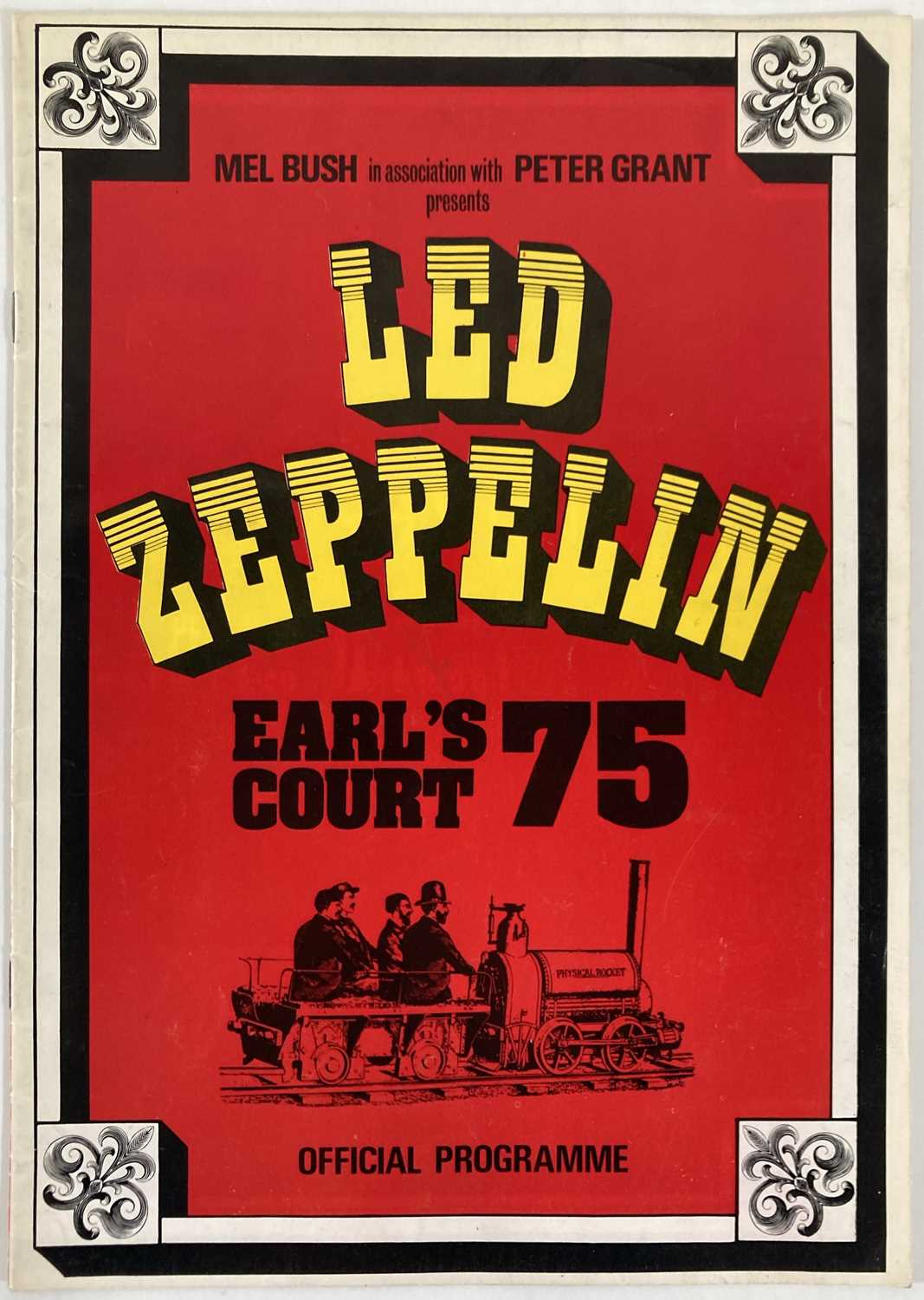 Lot 351 - LED ZEPPELIN - AN ORIGINAL PROGRAMME AND