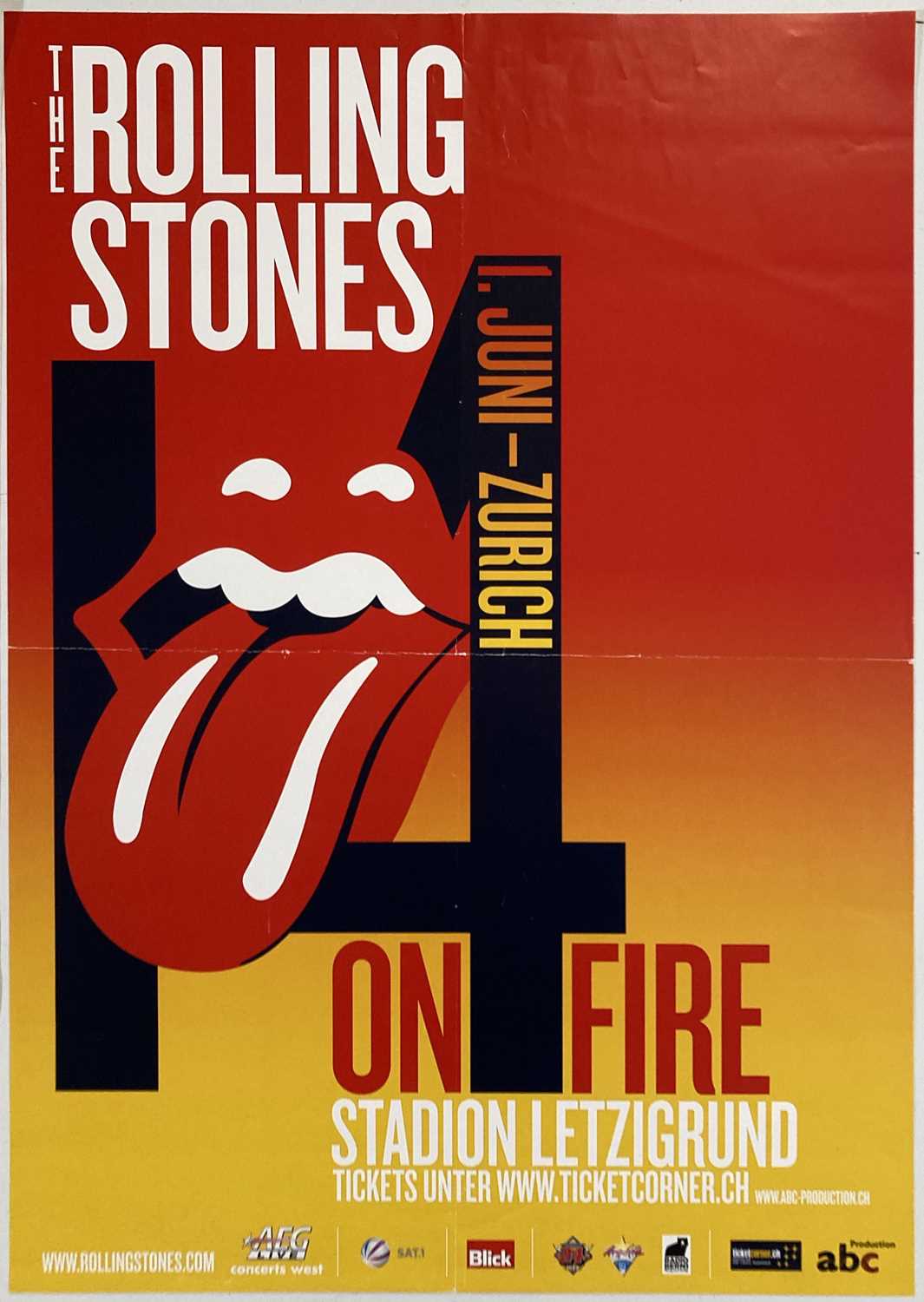 Lot 368 - ROLLING STONES - POSTER COLLECTION WITH LED