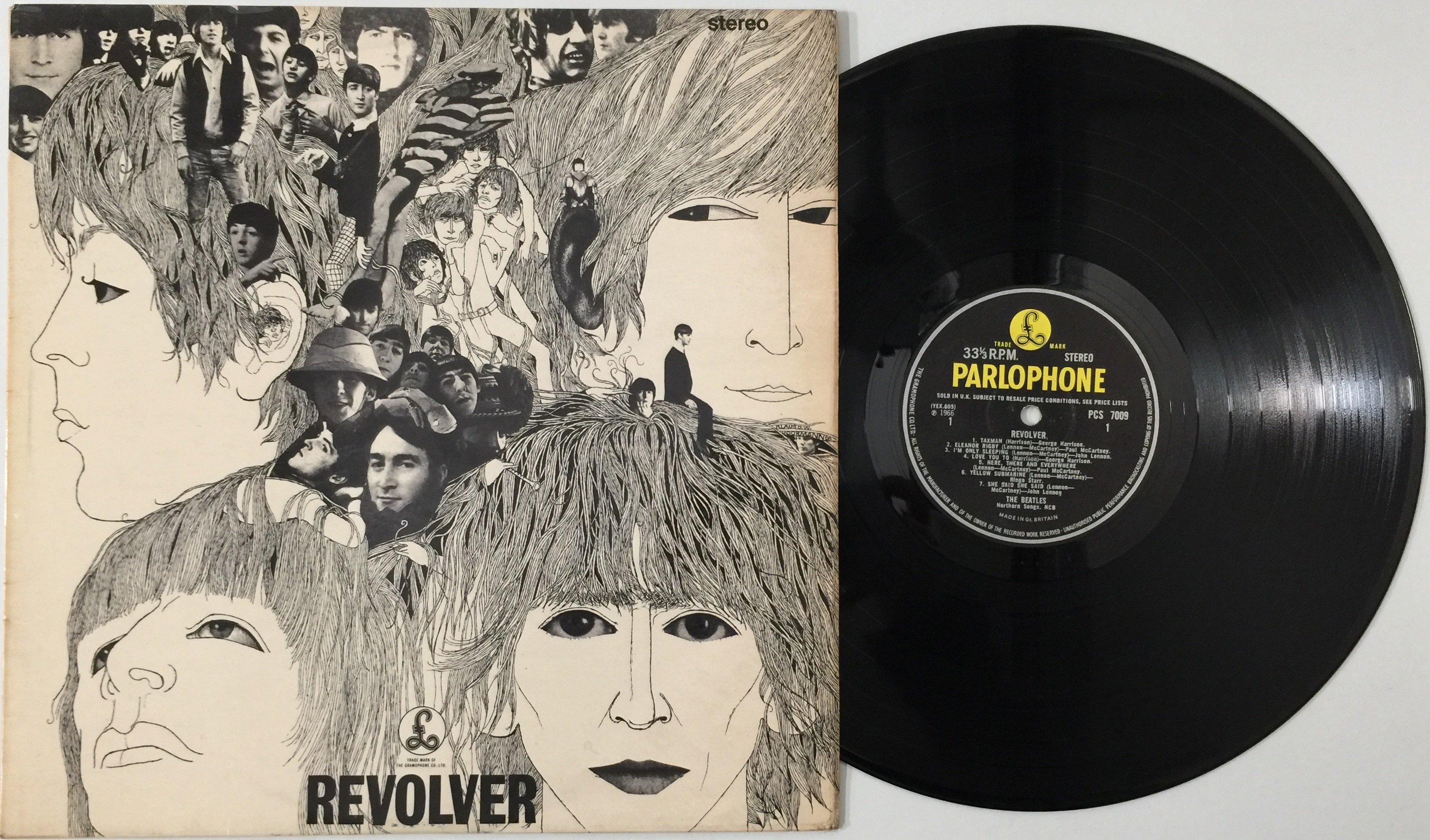 Lot 689 - THE BEATLES - REVOLVER LP (ORIGINAL UK