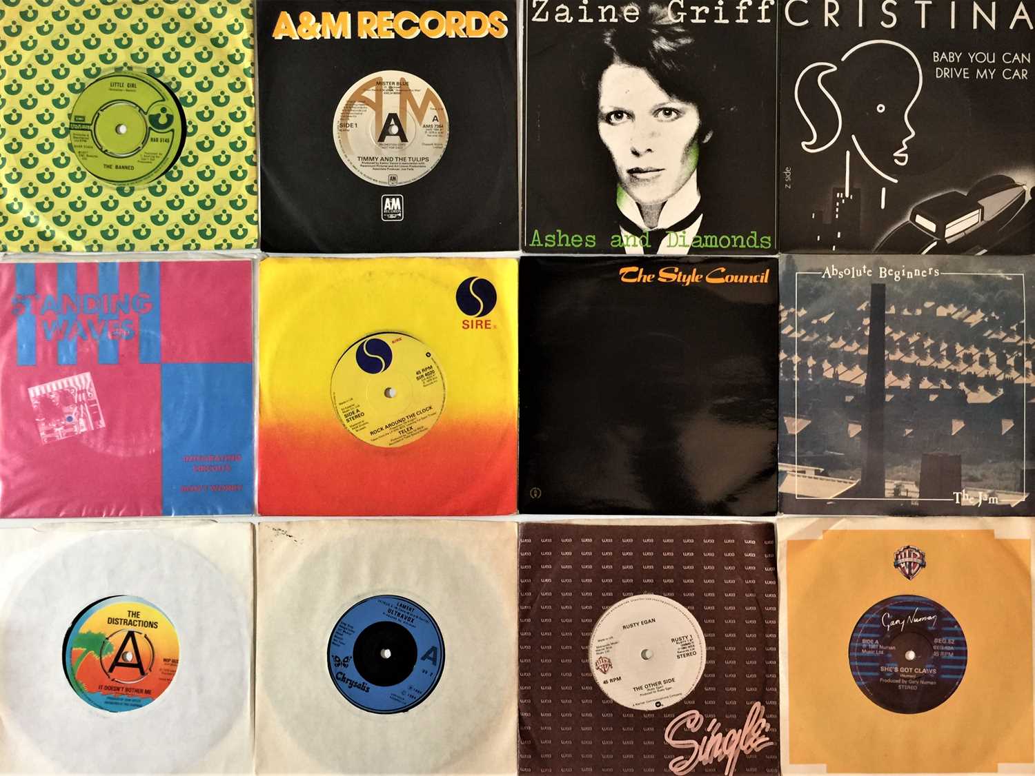 Lot 110 - Punk/ Wave/ Synth/ Pop - 7" Collection