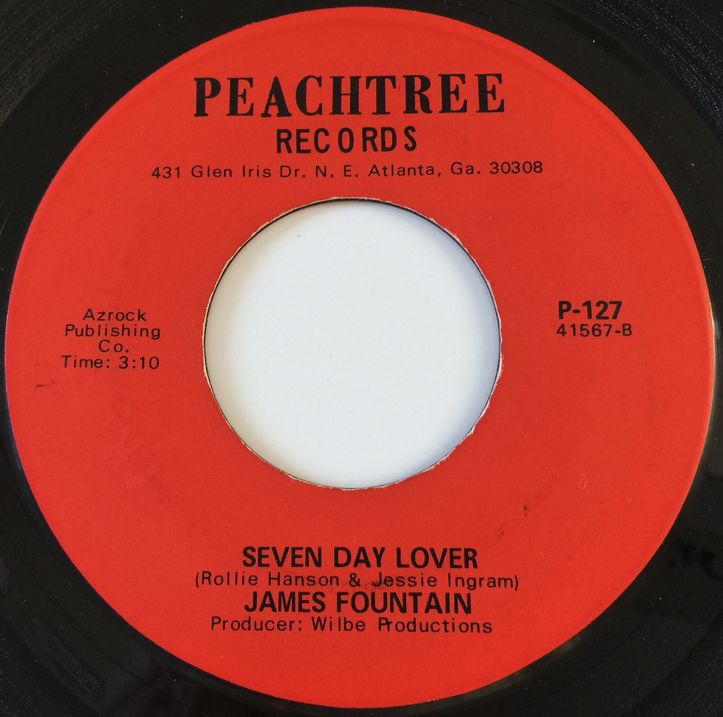Lot 25 - JAMES FOUNTAIN - SEVEN DAY LOVER/