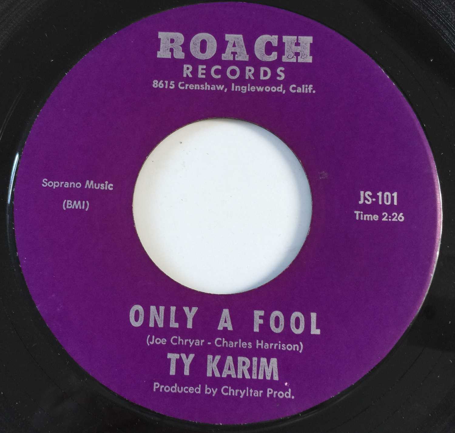 Lot 72 - TY KARIM - ONLY A FOOL/ I AIN'T LYING 7" (US