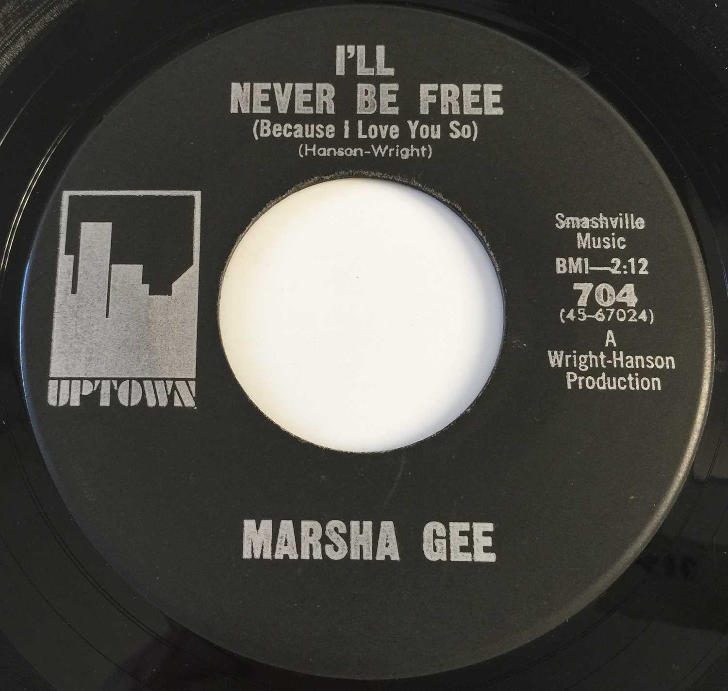 Lot 227 - MARSHA GEE - BABY, I NEED YOU 7" (UPTOWN