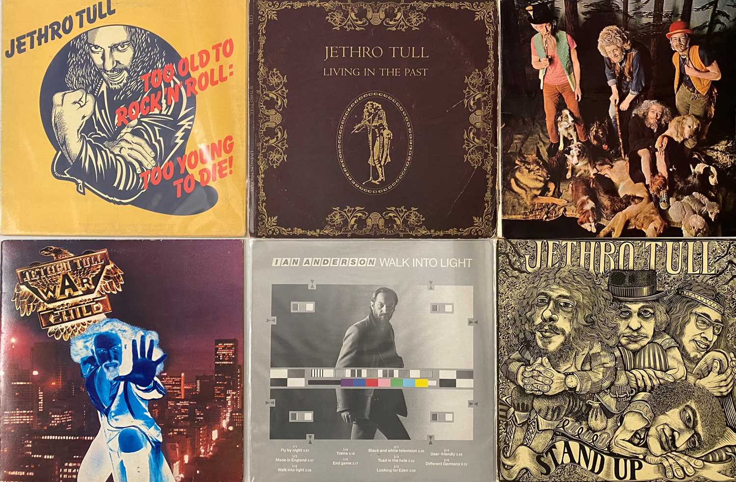 Lot 603 - JETHRO TULL & RELATED - LP COLLECTION