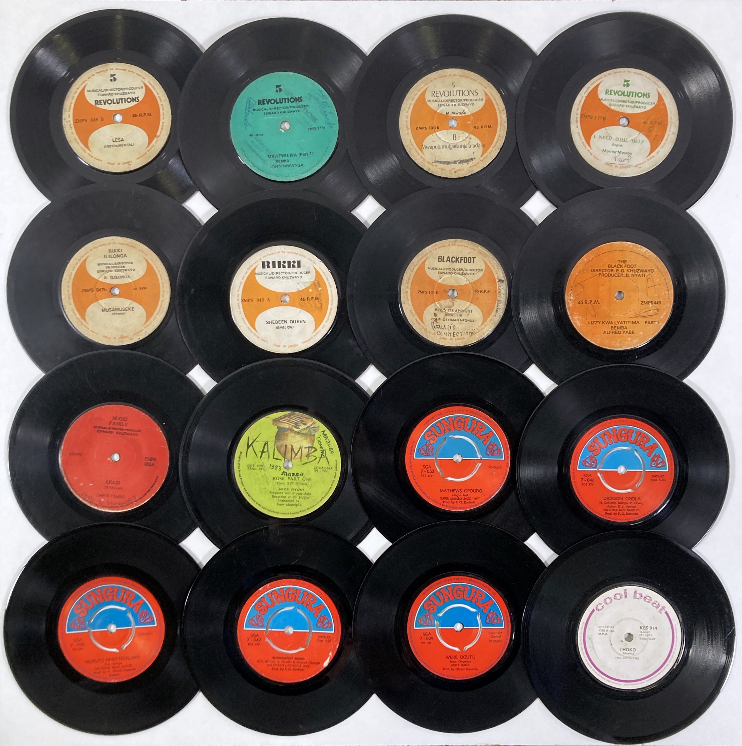 Lot 972 - AFRICAN (MANY ZAMROCK) 7" COLLECTION