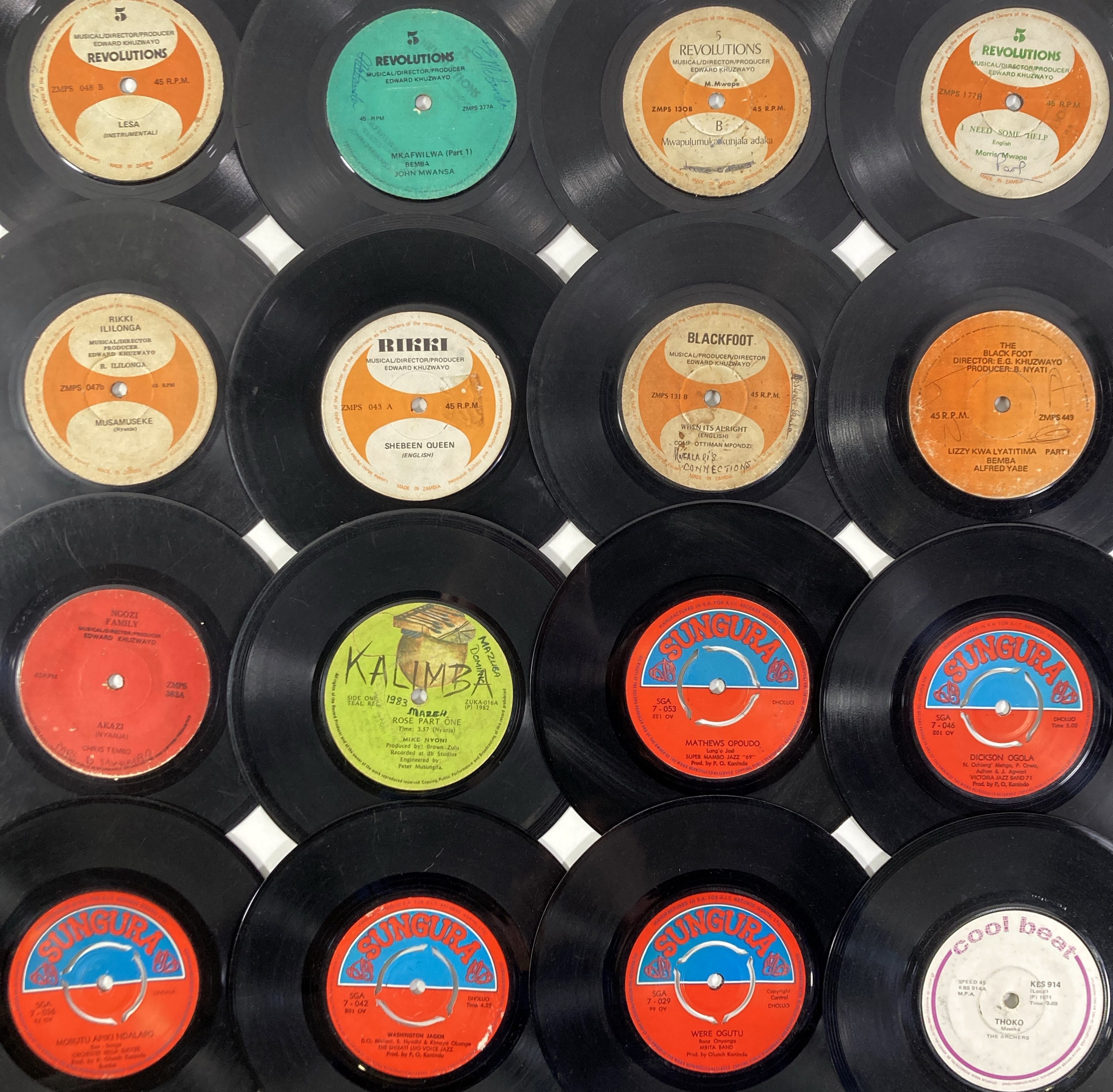 Lot 972 - AFRICAN (MANY ZAMROCK) 7" COLLECTION