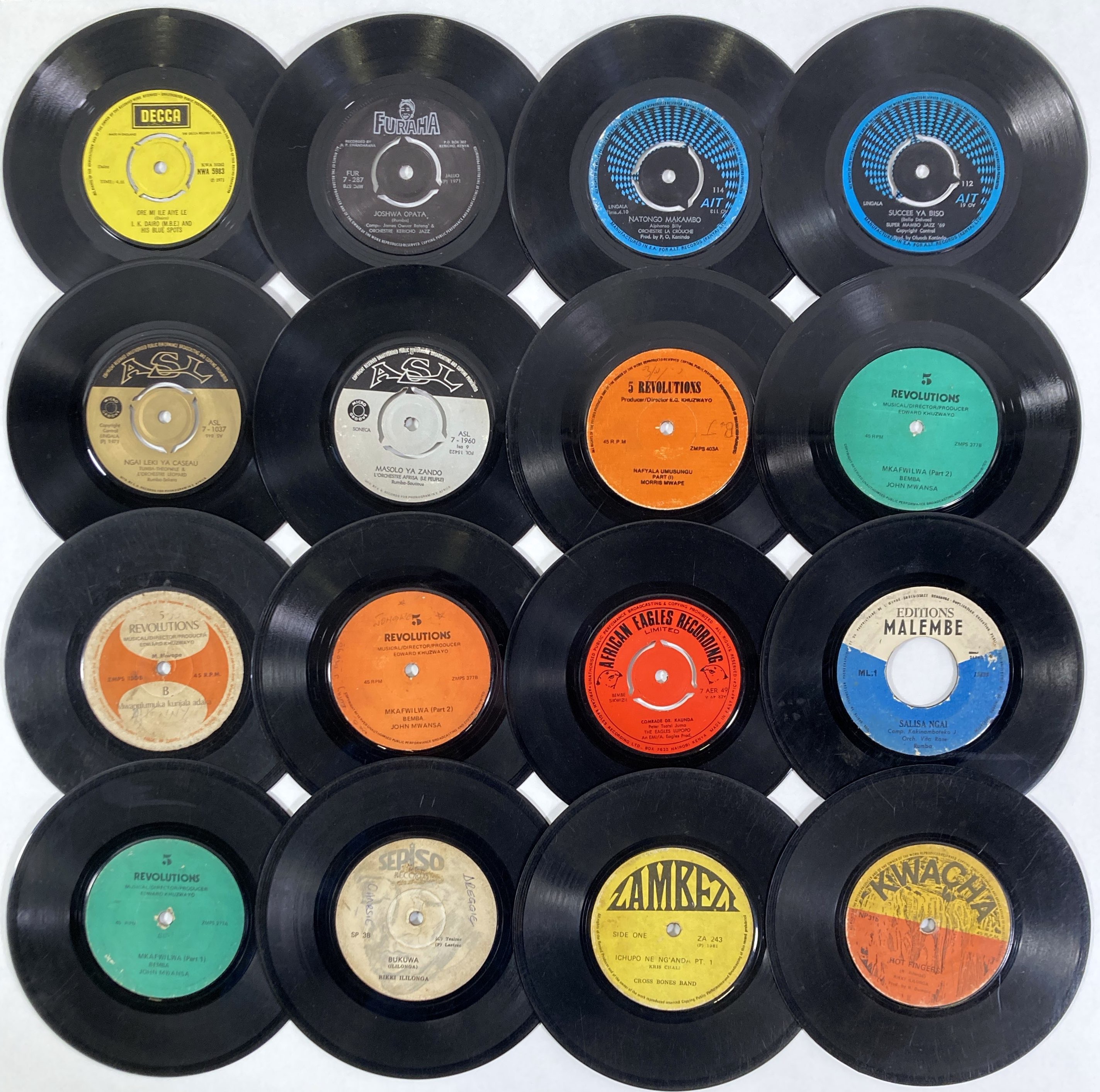 Lot 972 - AFRICAN (MANY ZAMROCK) 7" COLLECTION