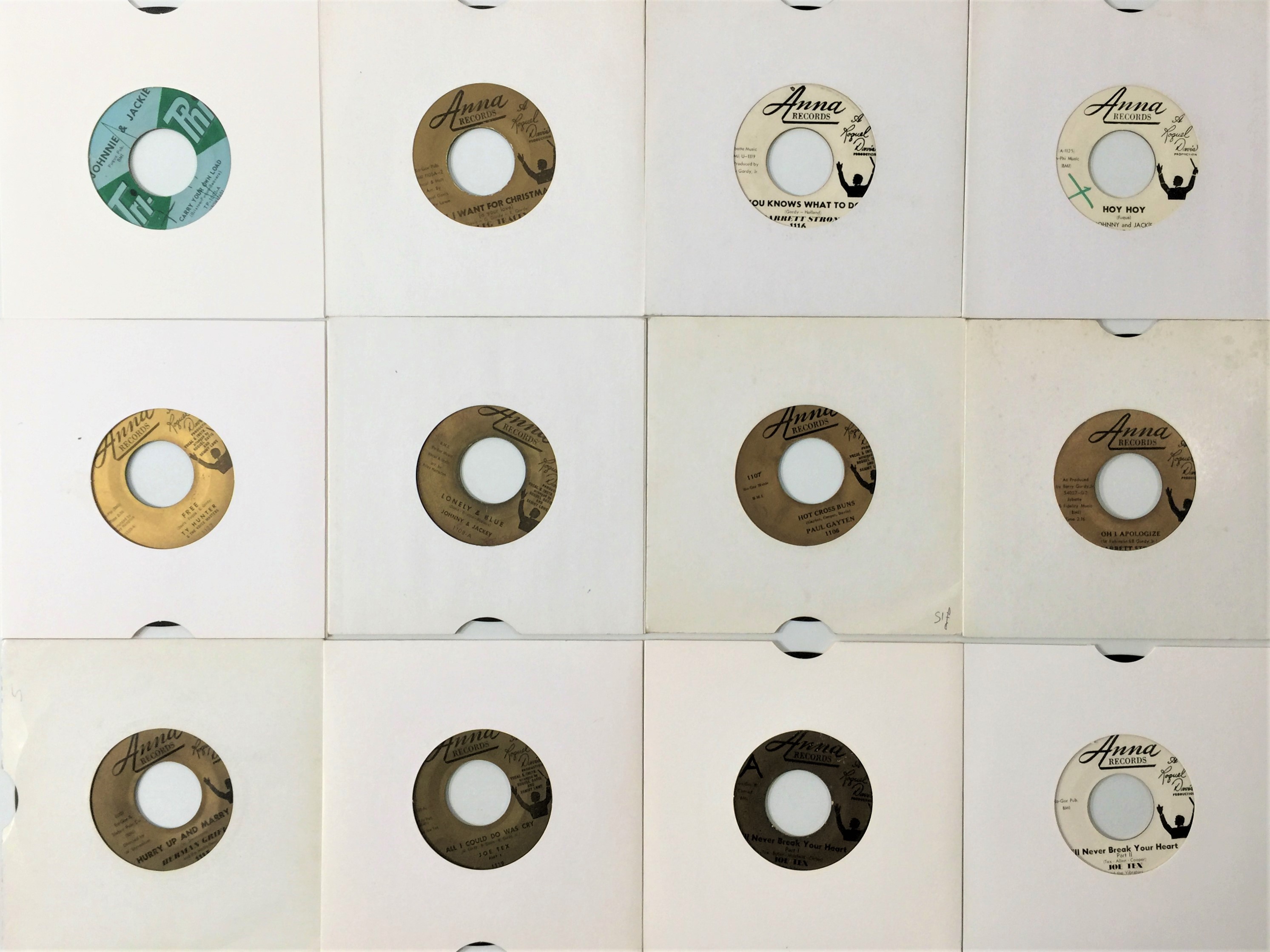 Lot 92 - TRI-PHI/ ANNA RECORDS 7" PACK (MOTOWN