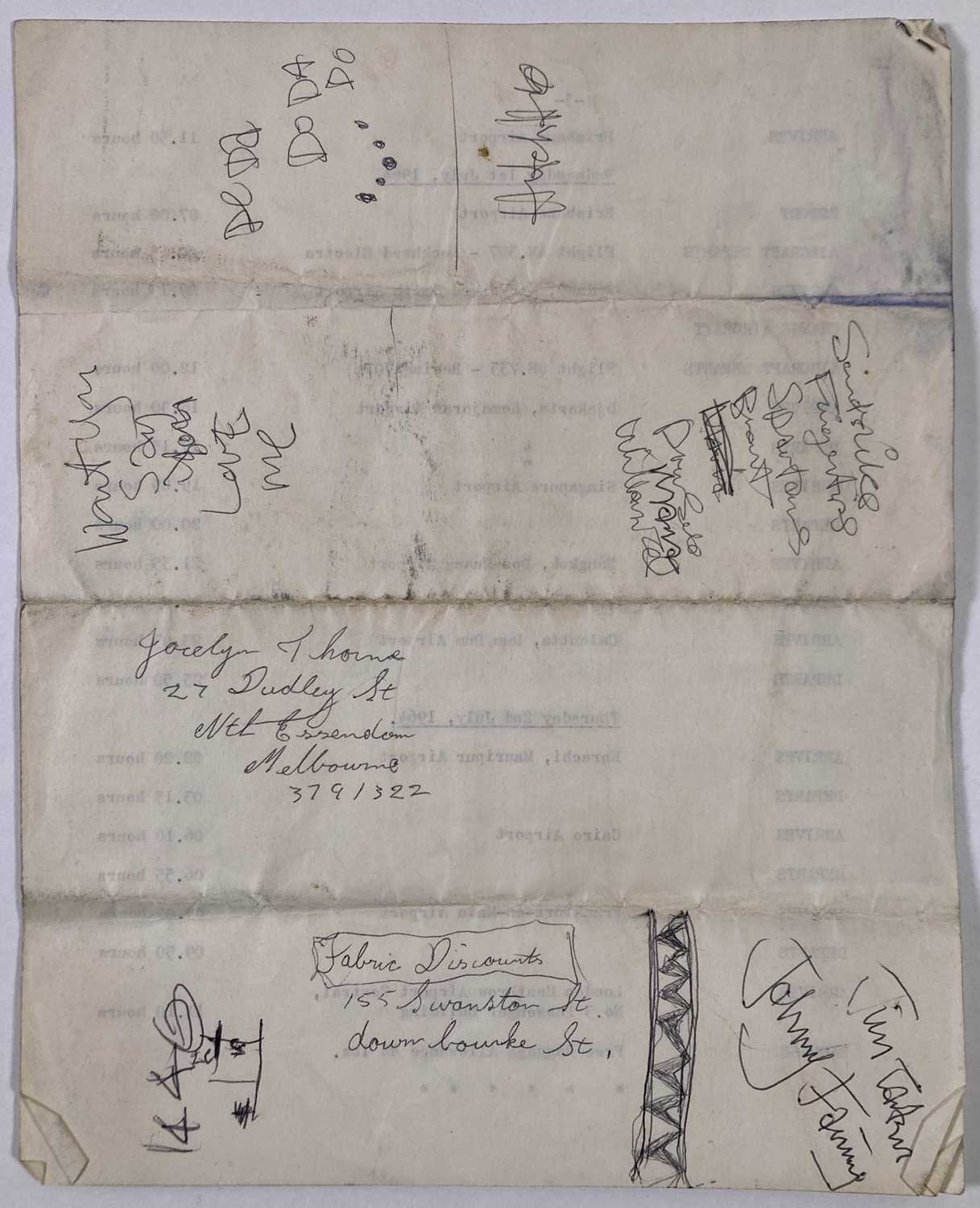 Lot 158 - THE BEATLES - A 1964 AUSTRALIA TOUR