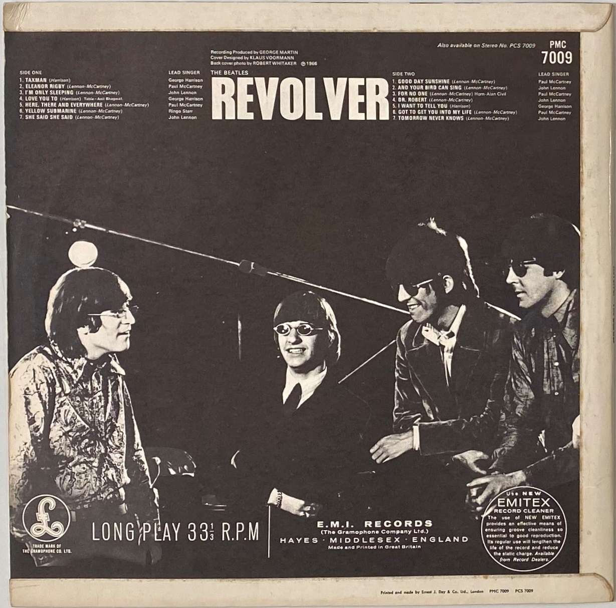Lot 16 - THE BEATLES - REVOLVER LP (ORIGINAL UK MONO