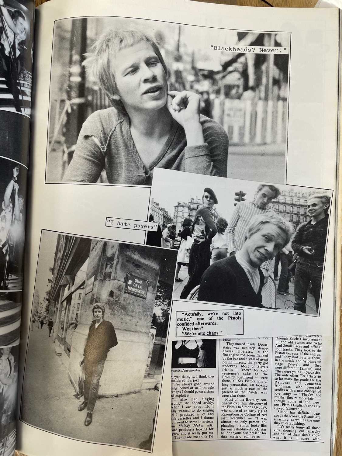 Lot 504 Sex Pistols Scrapbook