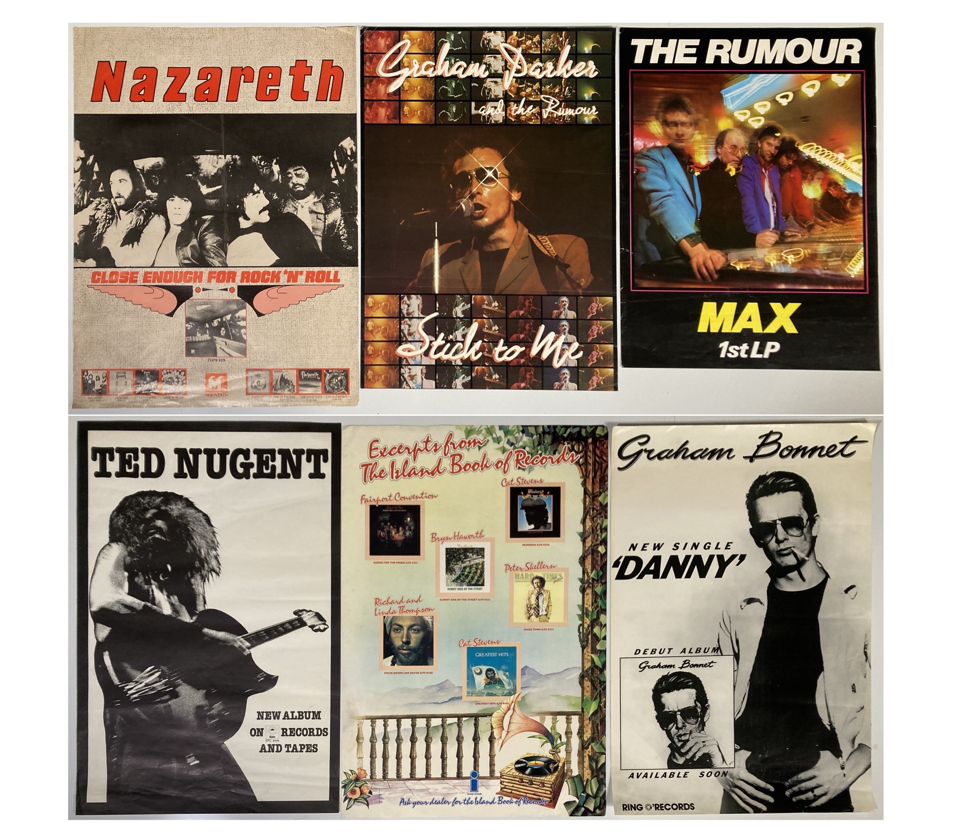 Lot 169 - ROCK / POST PUNK ARTISTS POSTERS - STIFF