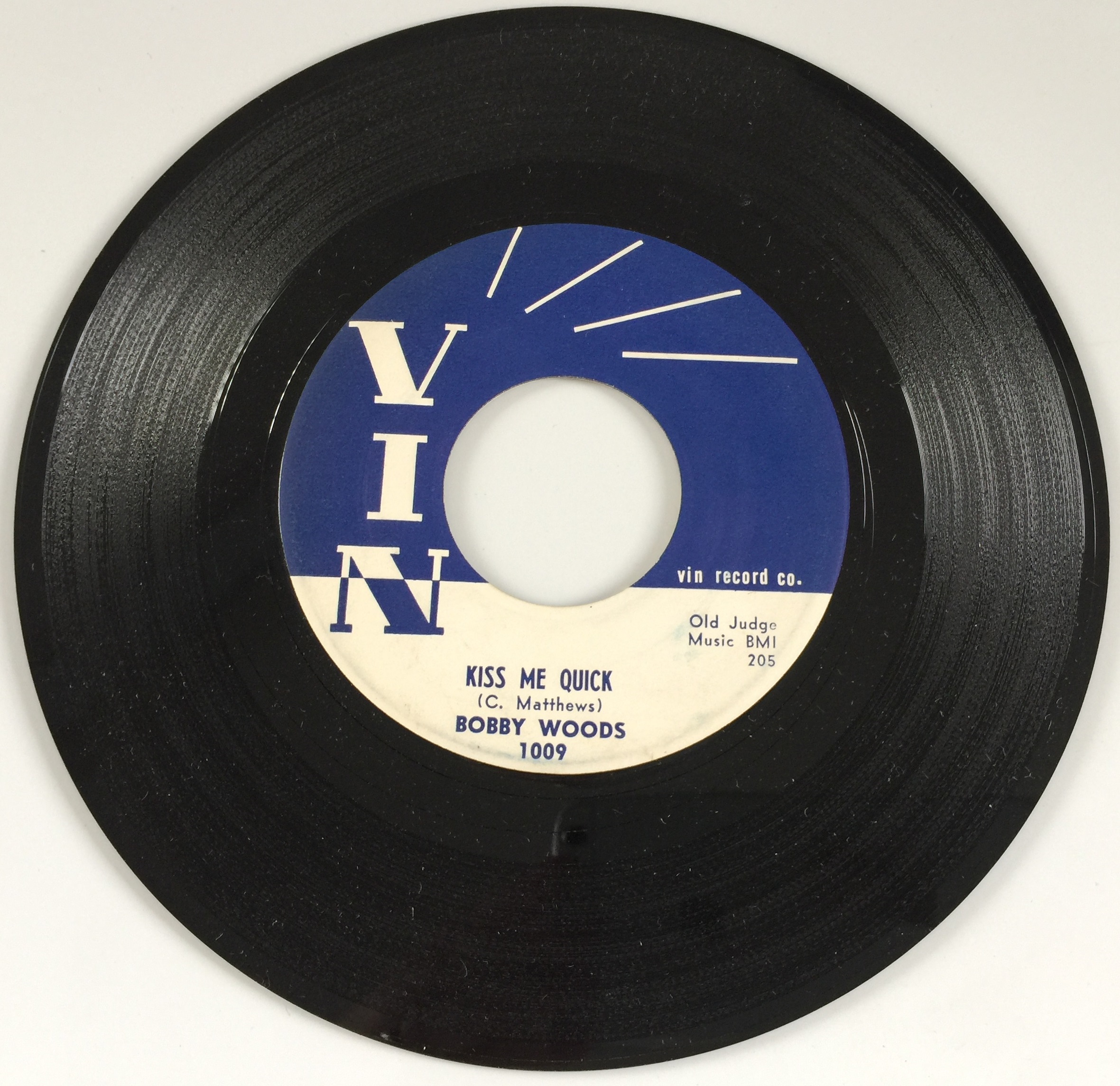 Lot 54 - VIN LABEL - BOBBY WOODS - LOVE IS MY BUSINESS.
