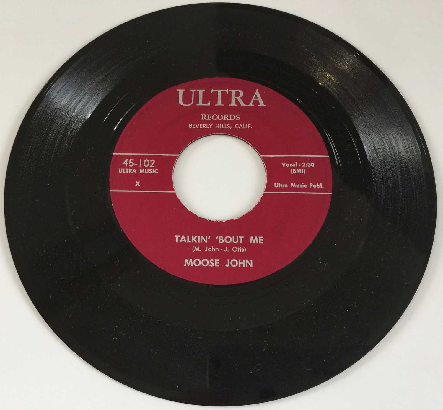 Lot 74 - MOOSE JOHN - WRONG DOIN' WOMAN (ULTRA RECORDS