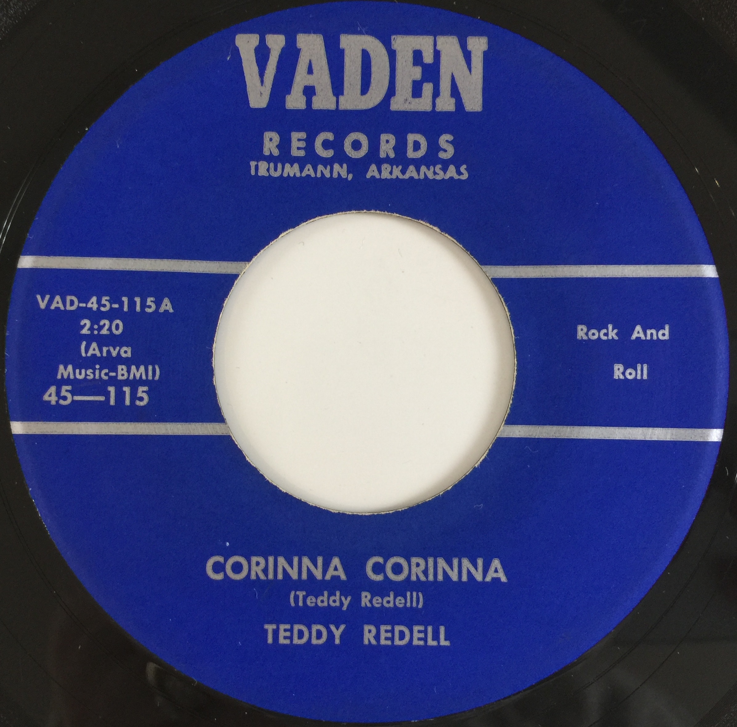 Lot 80 - TEDDY REDELL - CORINNA CORINNA 7" (VADEN