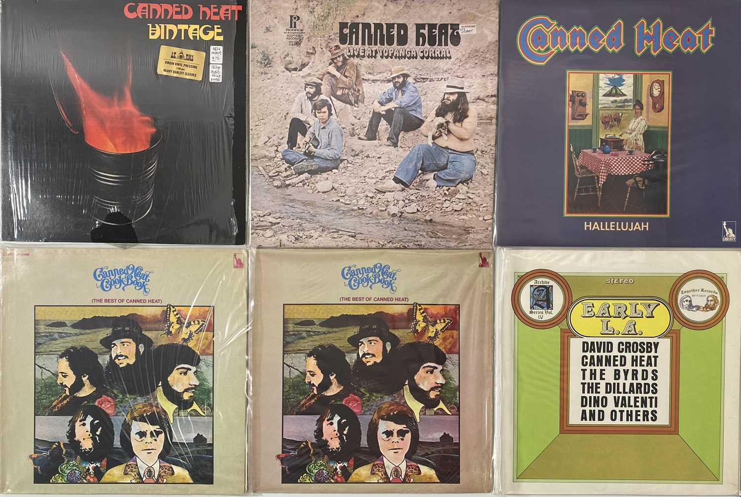 Lot 642 - CANNED HEAT - LP COLLECTION