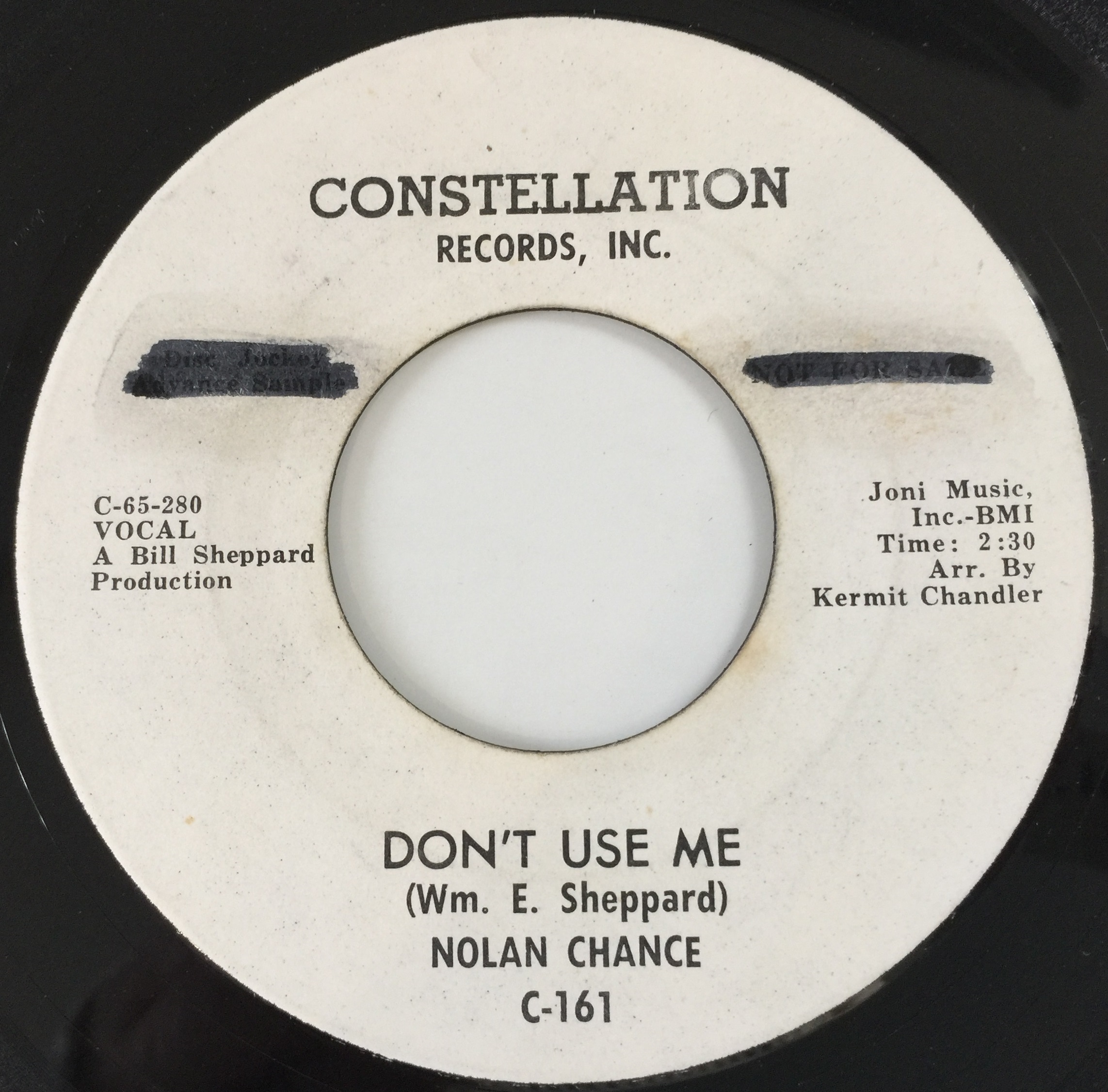 Lot 194 - NOLAN CHANCE - JUST LIKE THE WEATHER/ DON'T