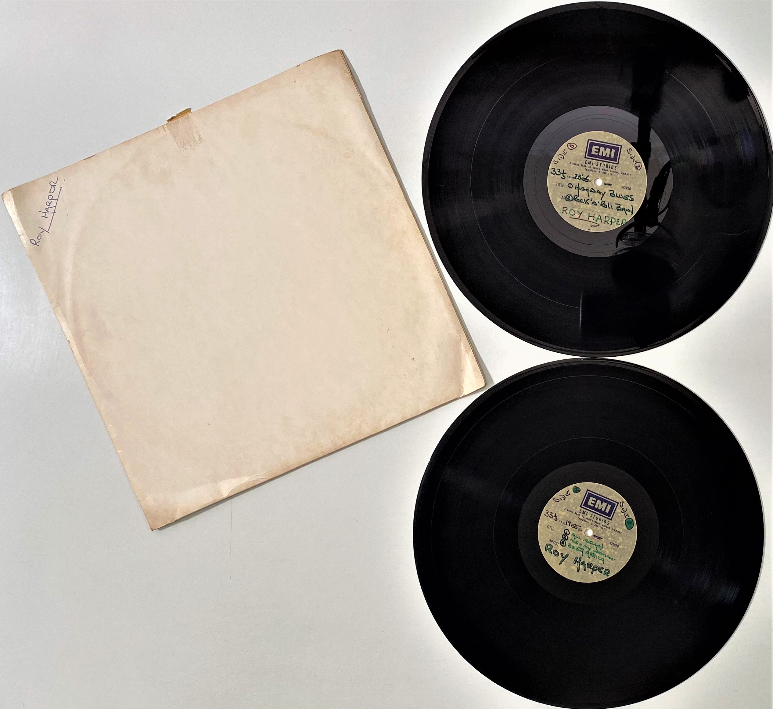 Lot 4 - ROY HARPER - LP 'SAMPLER' (LIVE) ACETATE