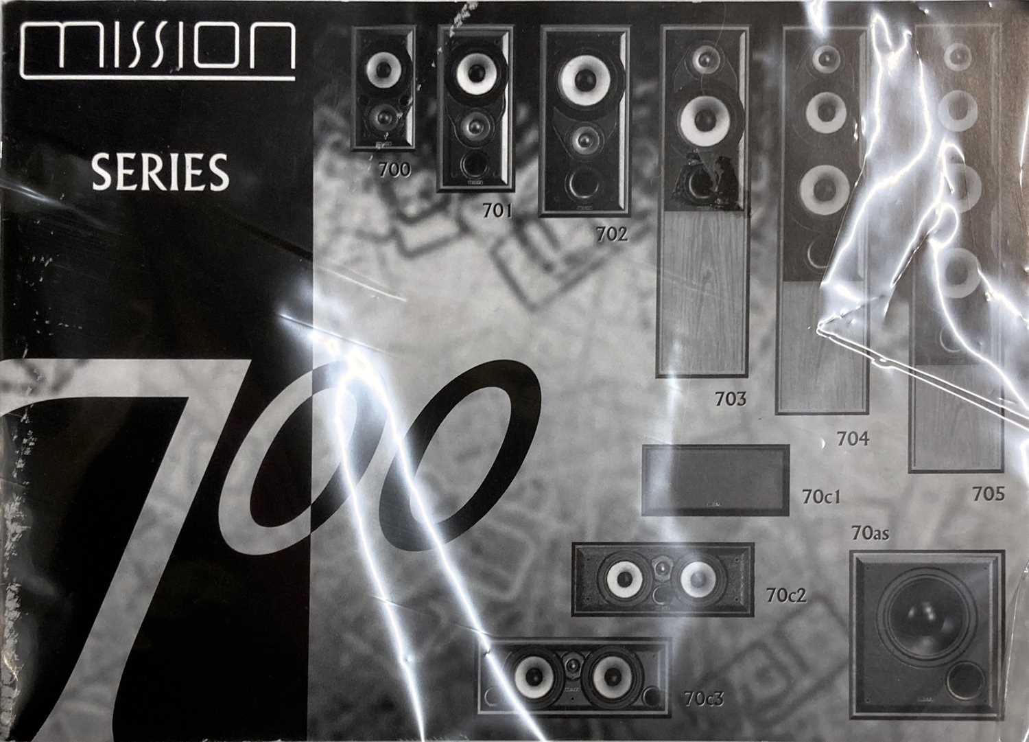 Lot 2 - MISSION 702E SPEAKERS AND HIFI STANDS.