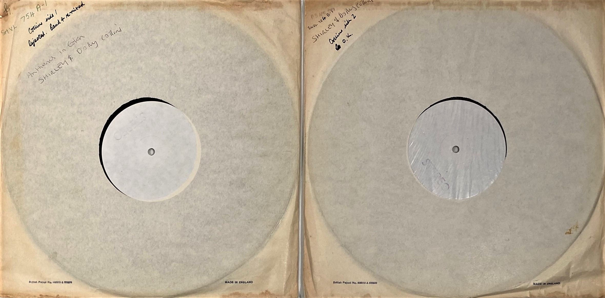 Lot 23 - SHIRLEY& DOLLY COLLINS - ANTHEMS IN EDEN LP