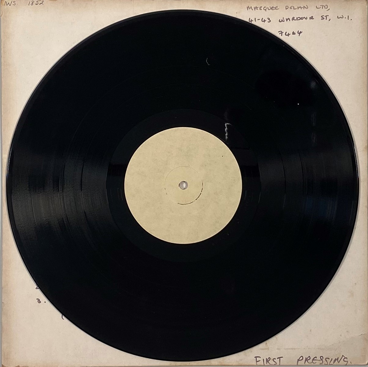 Lot 27 - HARD MEAT - HARD MEAT LP - ORIGINAL UK WHITE