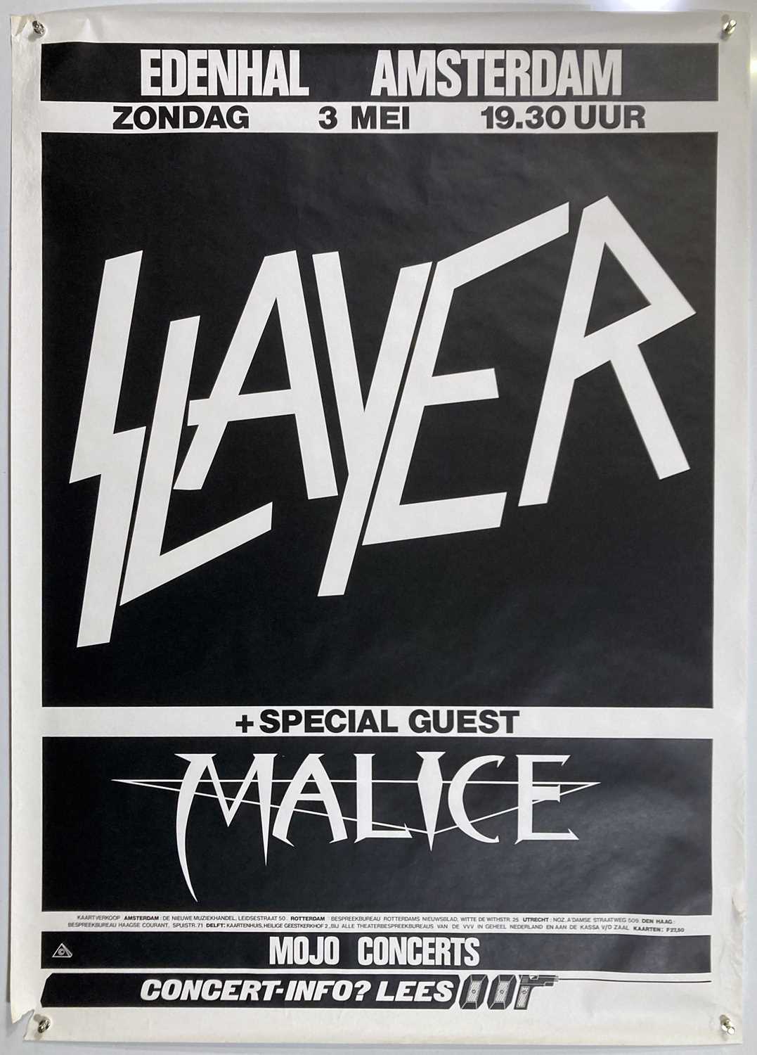 Lot 190 - JUDAS PRIEST / MOTORHEAD / SLAYER - ORIGINAL