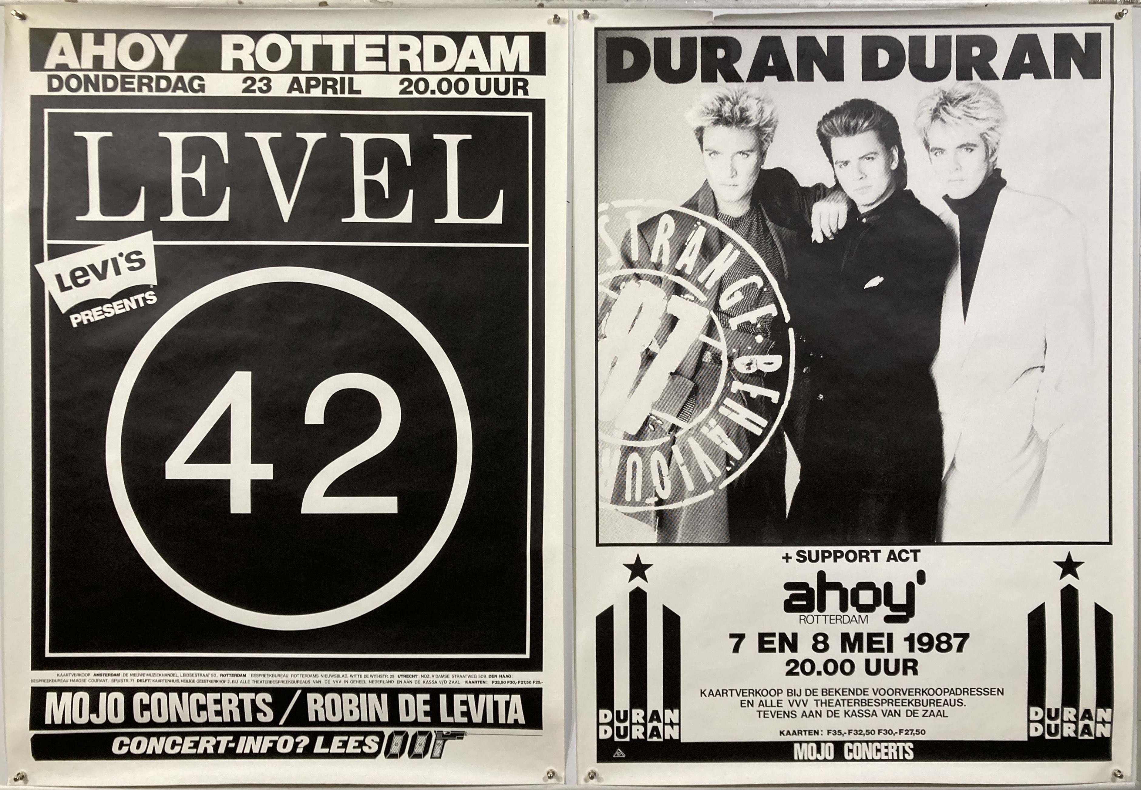 Lot 128 - 1980S CONCERT POSTERS - POP / ROCK.