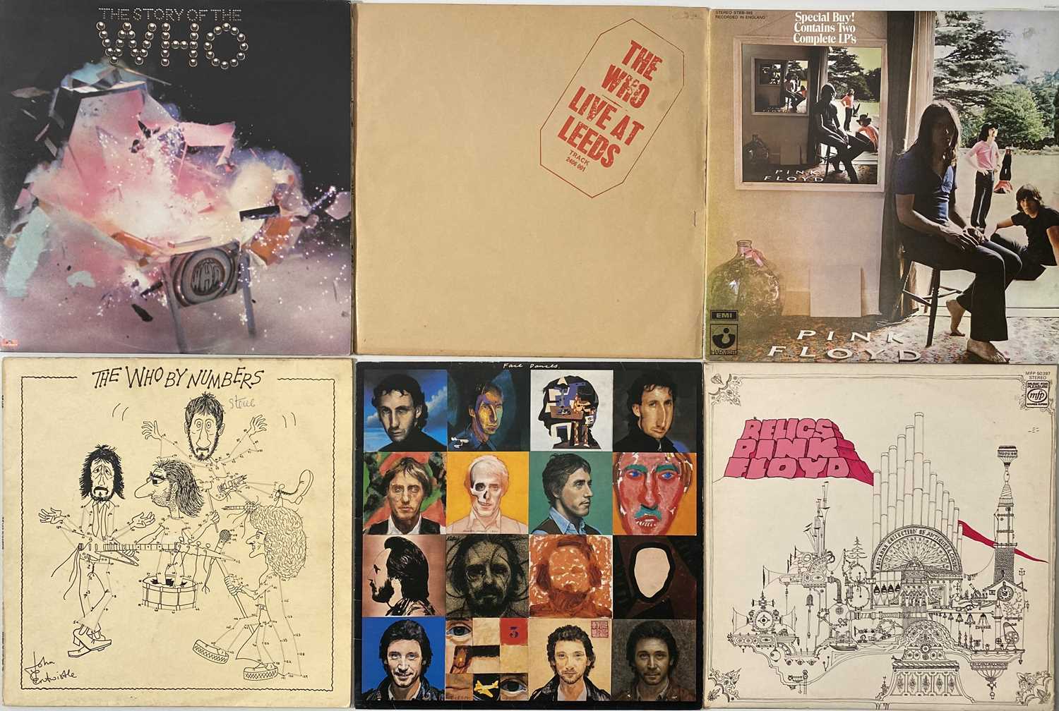 Lot 649 - PINK FLOYD / THE WHO / ROLLING STONES - LP