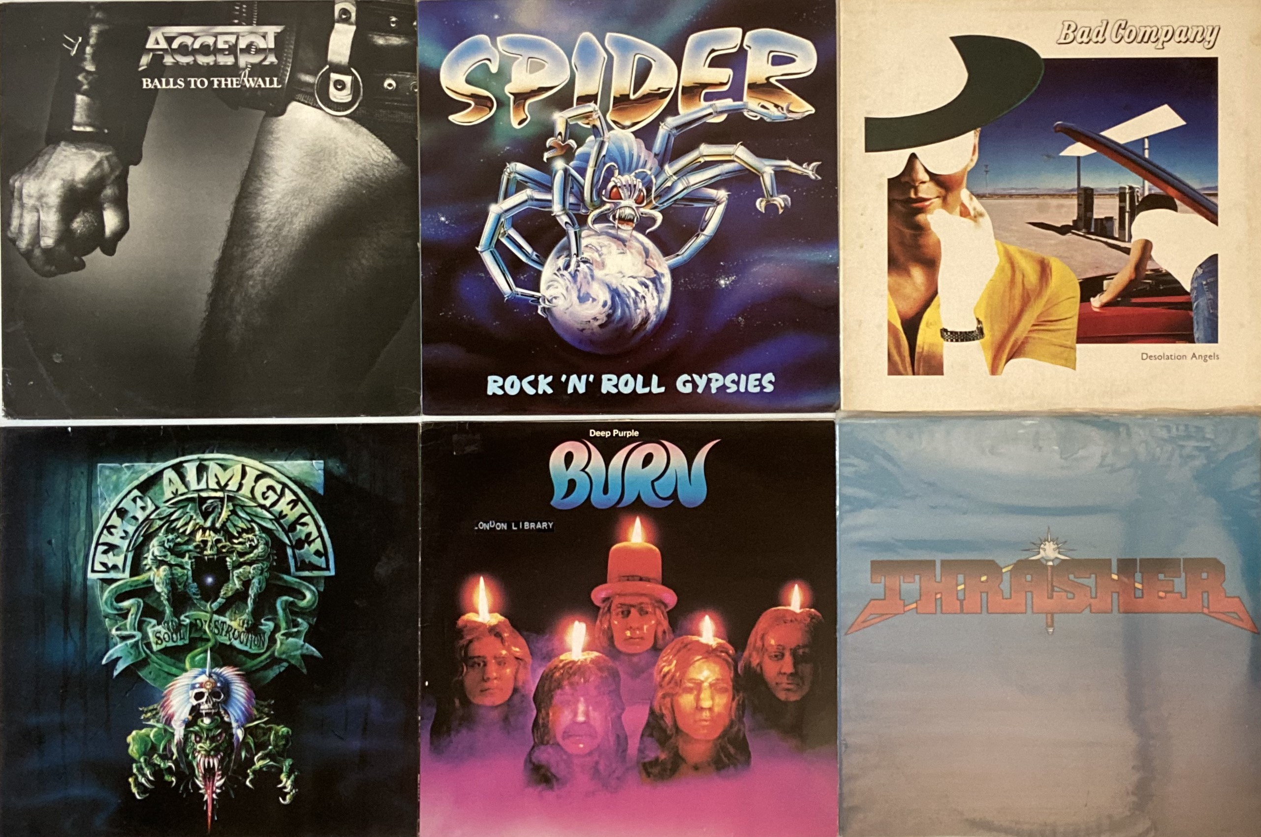 Lot 193 - Classic Rock/ Heavy Rock/ Metal - LP