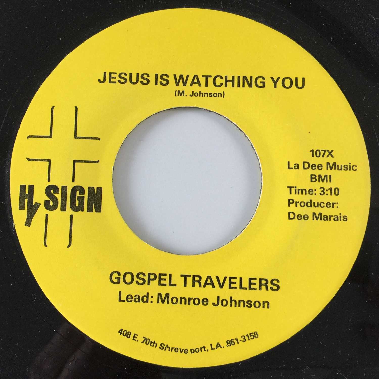 Lot 208 - GOSPEL TRAVELERS - JESUS IS WATCHING YOU / I'