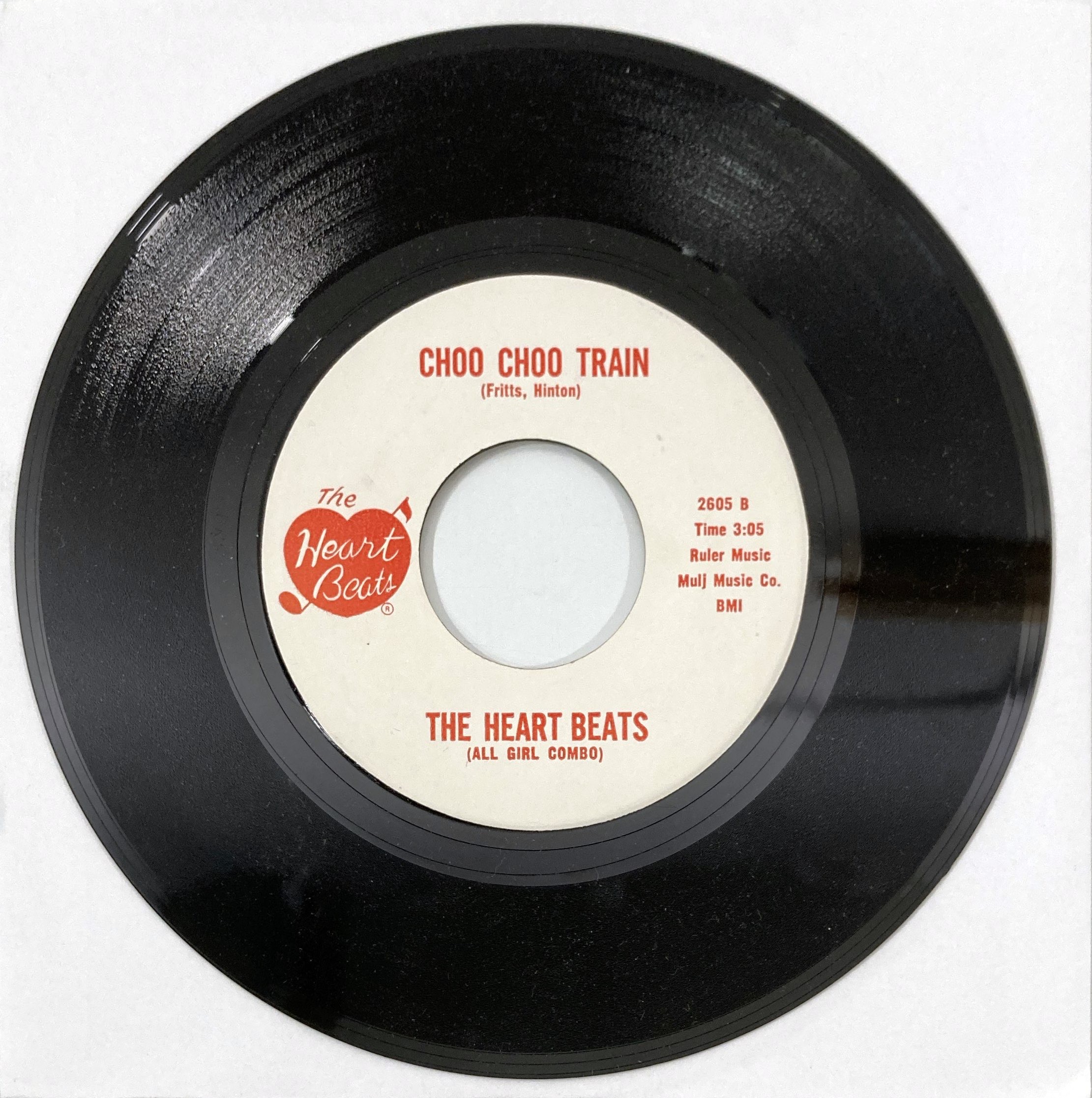 Lot 256 - THE HEART BEATS - CRYIN' INSIDE/ CHOO CHOO