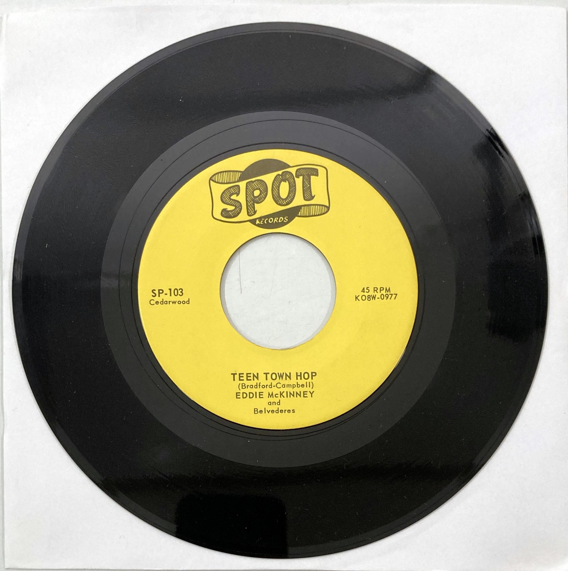 Lot 263 - EDDIE MCKINNEY - TEEN TOWN HOP/ I'M HOOKED 7"