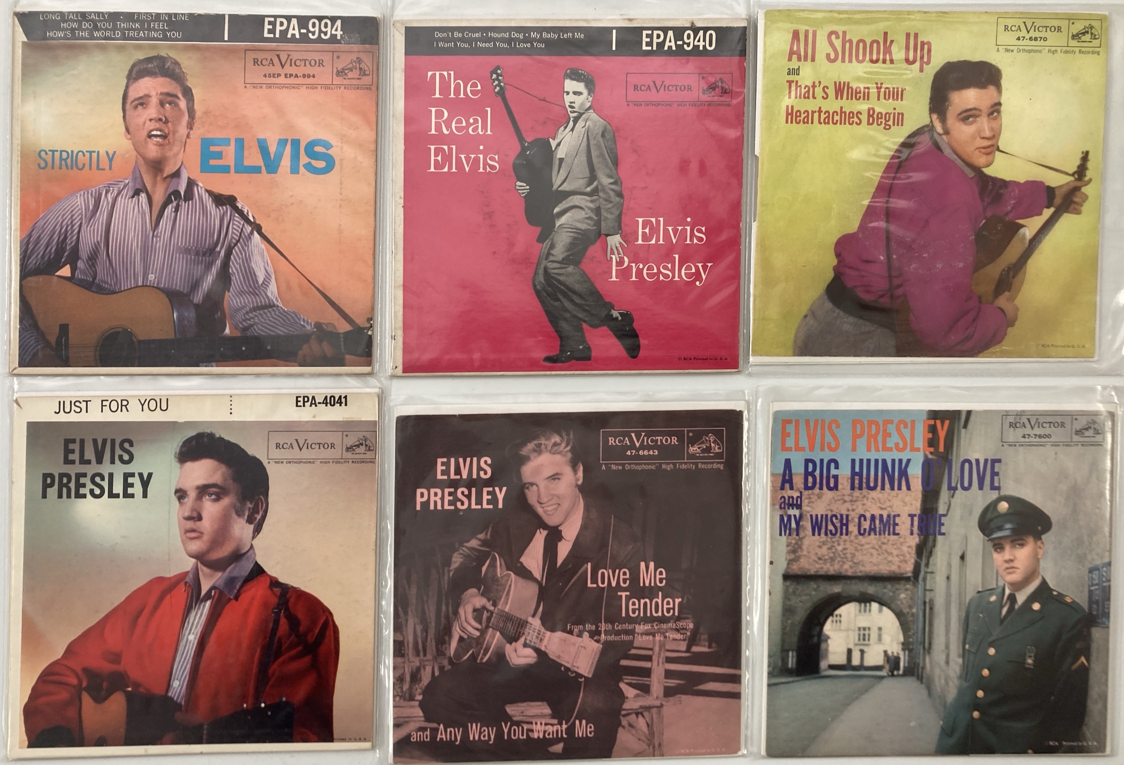 Lot 266 - ELVIS PRESLEY - 7" EPs PACK