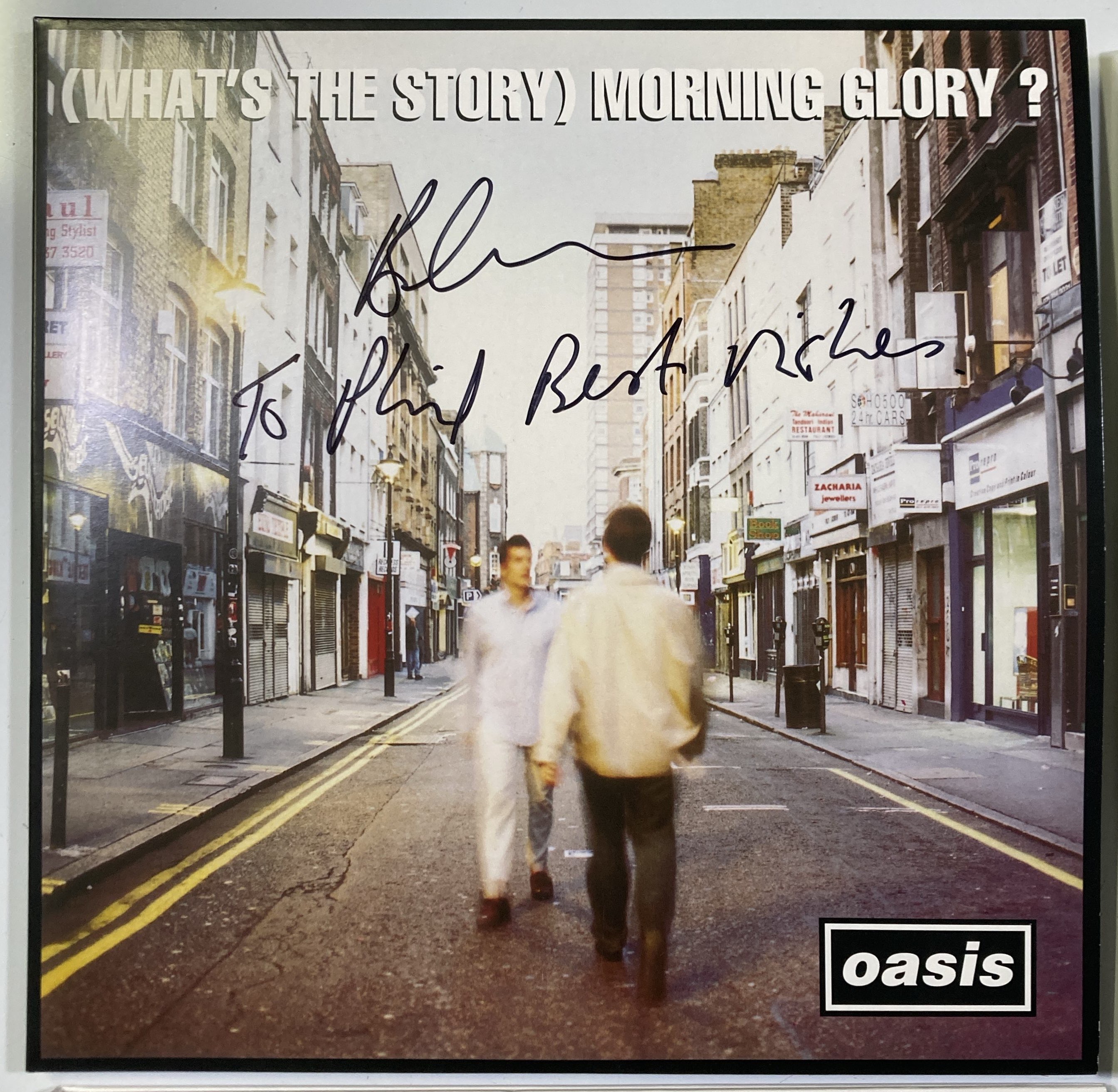 Lot 498 - OASIS MEMORABILIA - BRIAN CANNON SIGNED LPS
