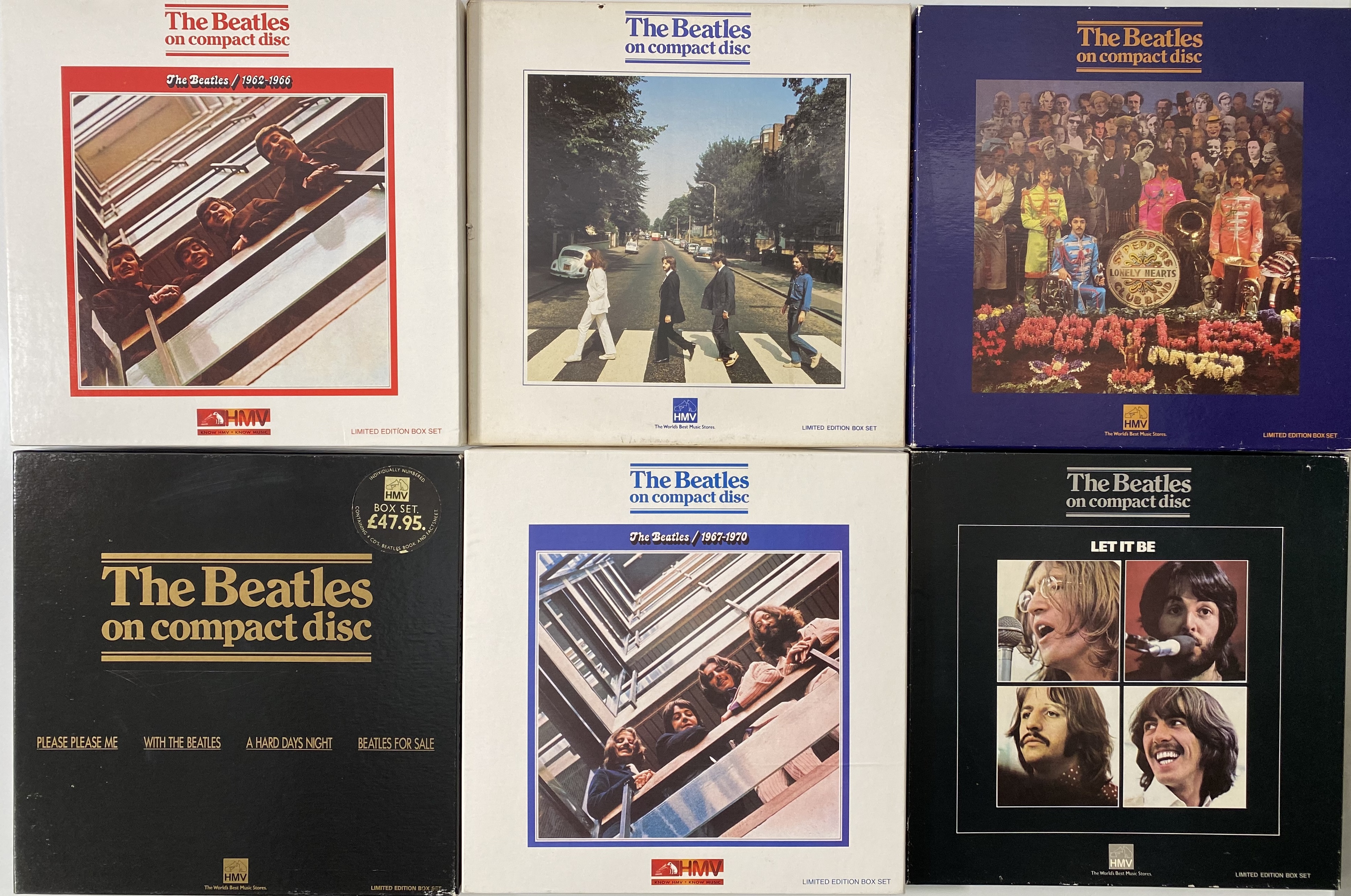 Lot 28 - THE BEATLES ON COMPACT DISC - CD BOX SETS