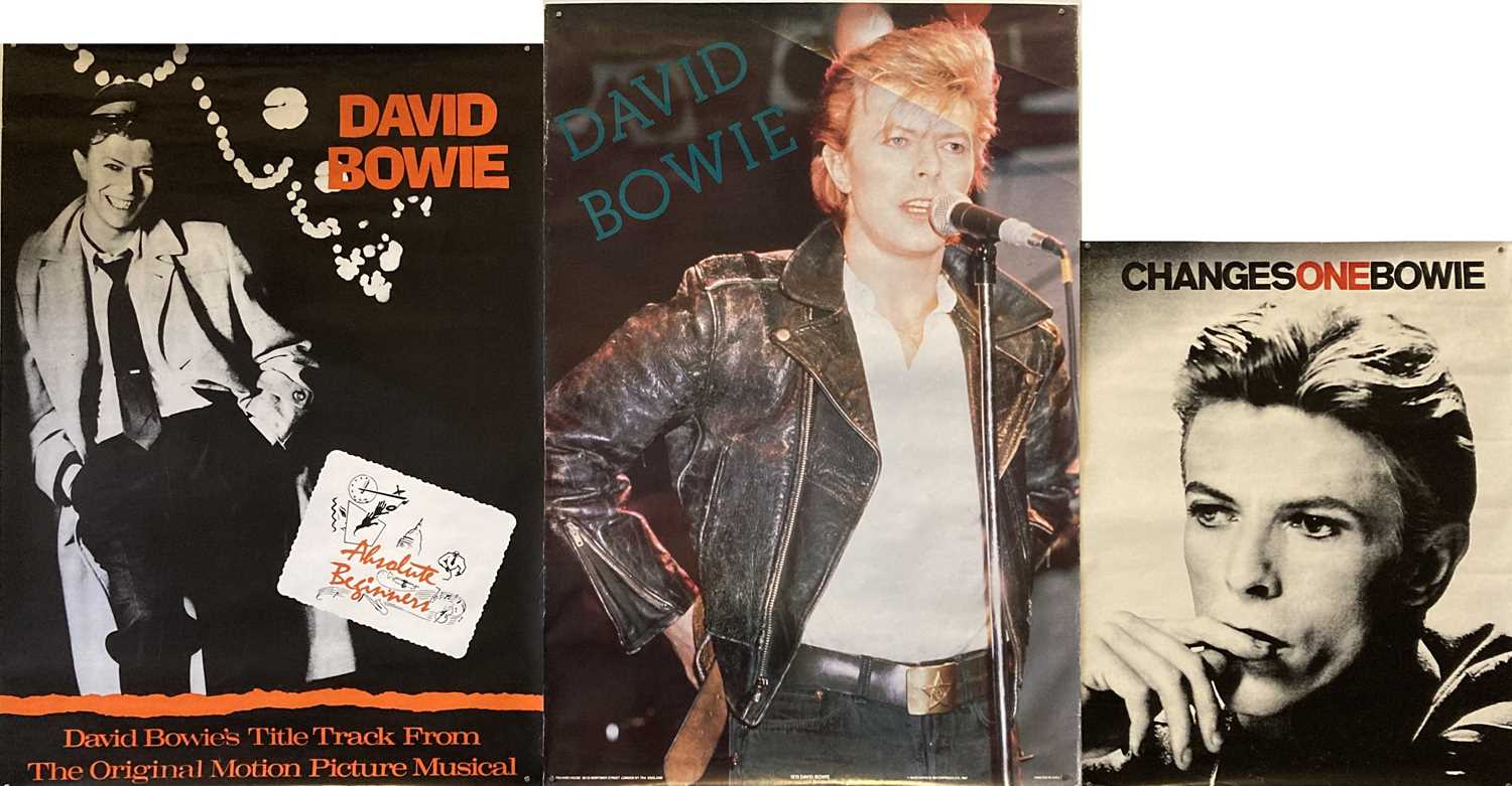 Lot 334 - DAVID BOWIE POSTERS