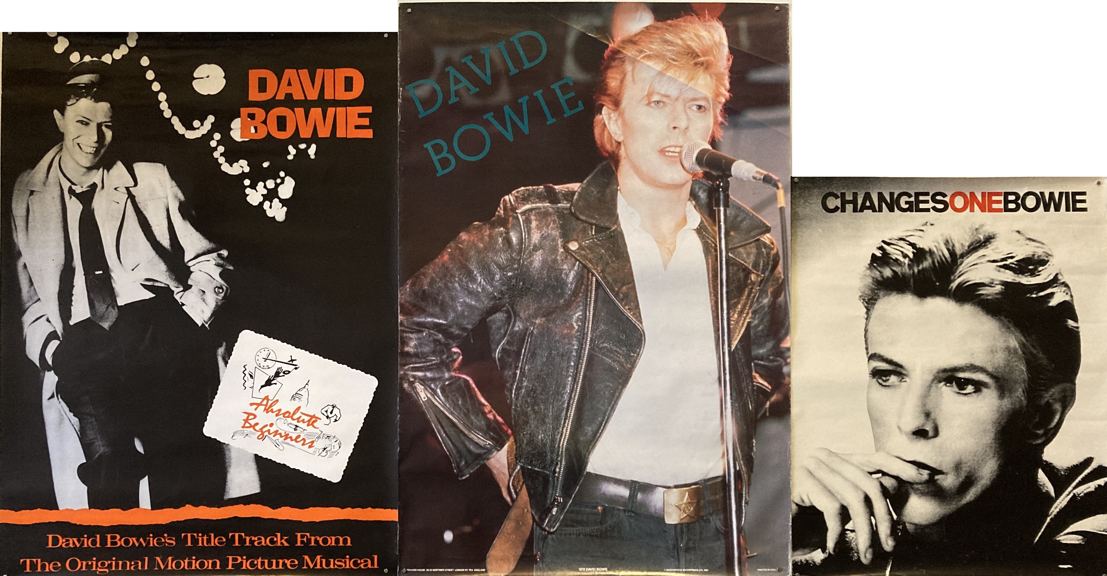 Lot 334 - DAVID BOWIE POSTERS